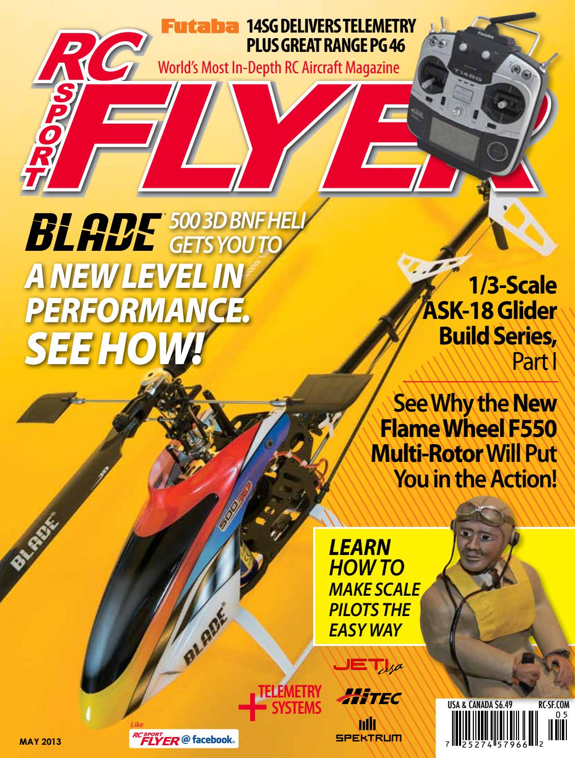 RC Sport Flyer May 2013 (Vol 18-05) by RC Flyer News - Issuu