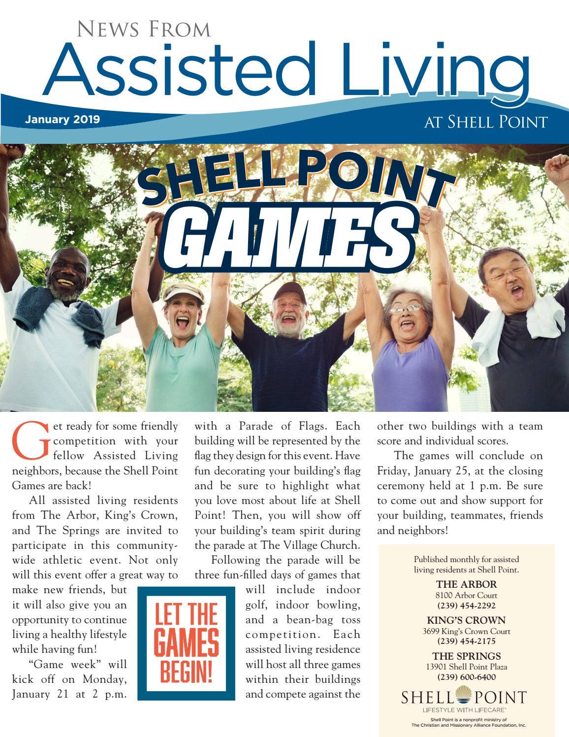 Shell Point Assisted Living January 2019 by Shell Point - Issuu