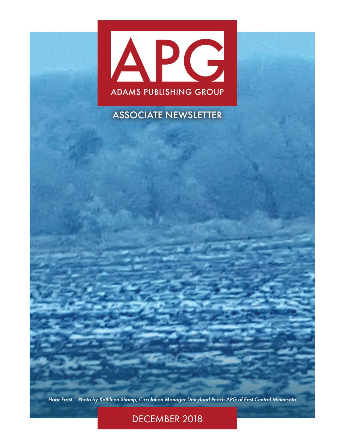 APG Newsletter December 2018 by Adams Publishing Group - Issuu