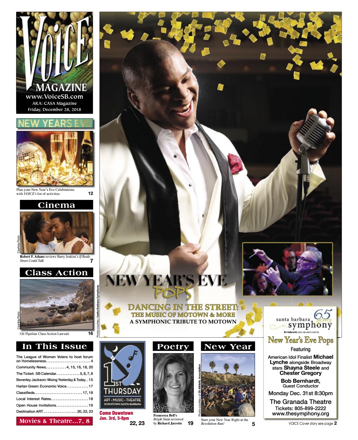 VOICE Magazine: December 28, 2018 by Voice Magazine / CASA - Issuu