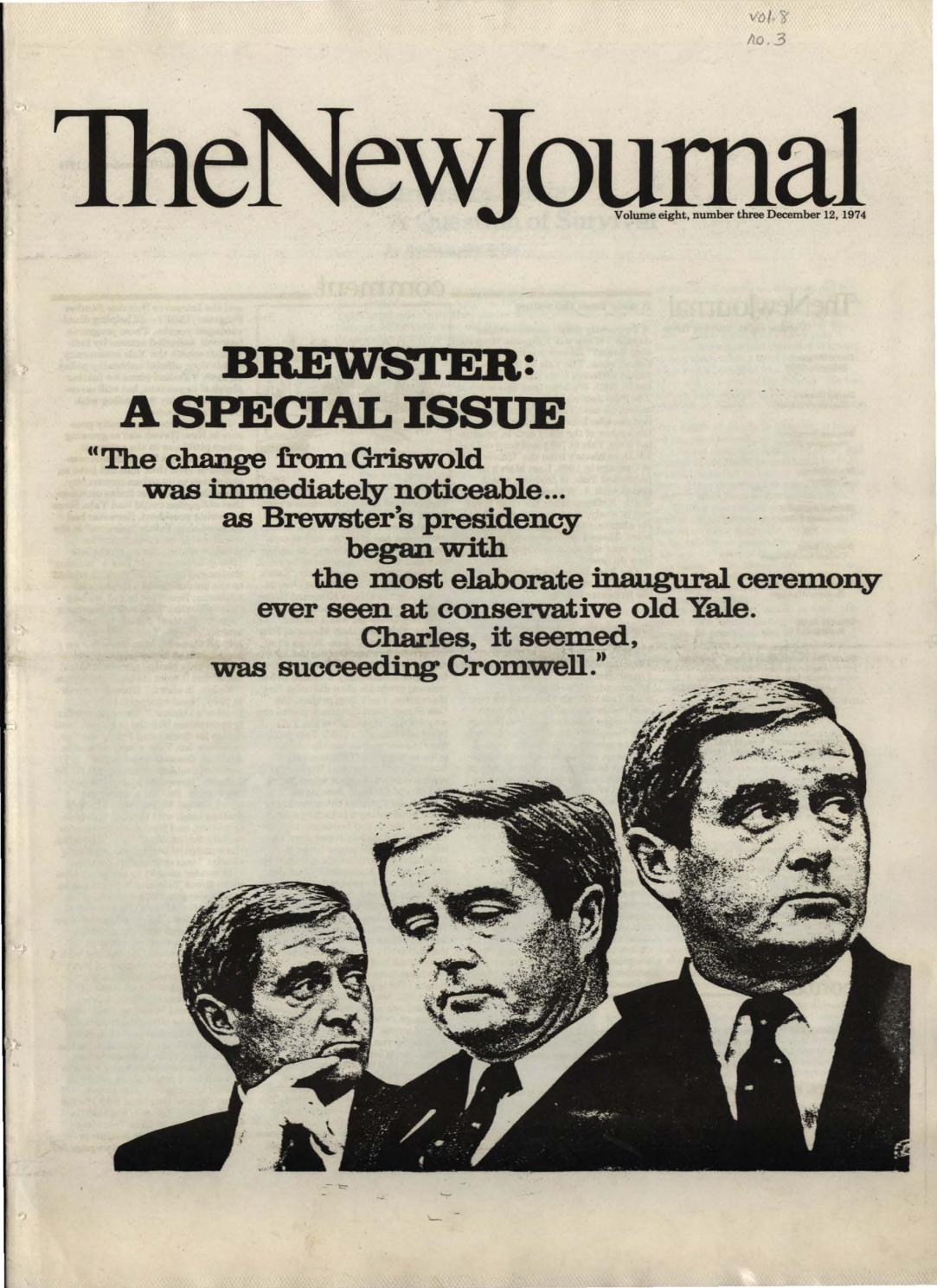 Volume 8 - Issue 3 by The New Journal at Yale - Issuu