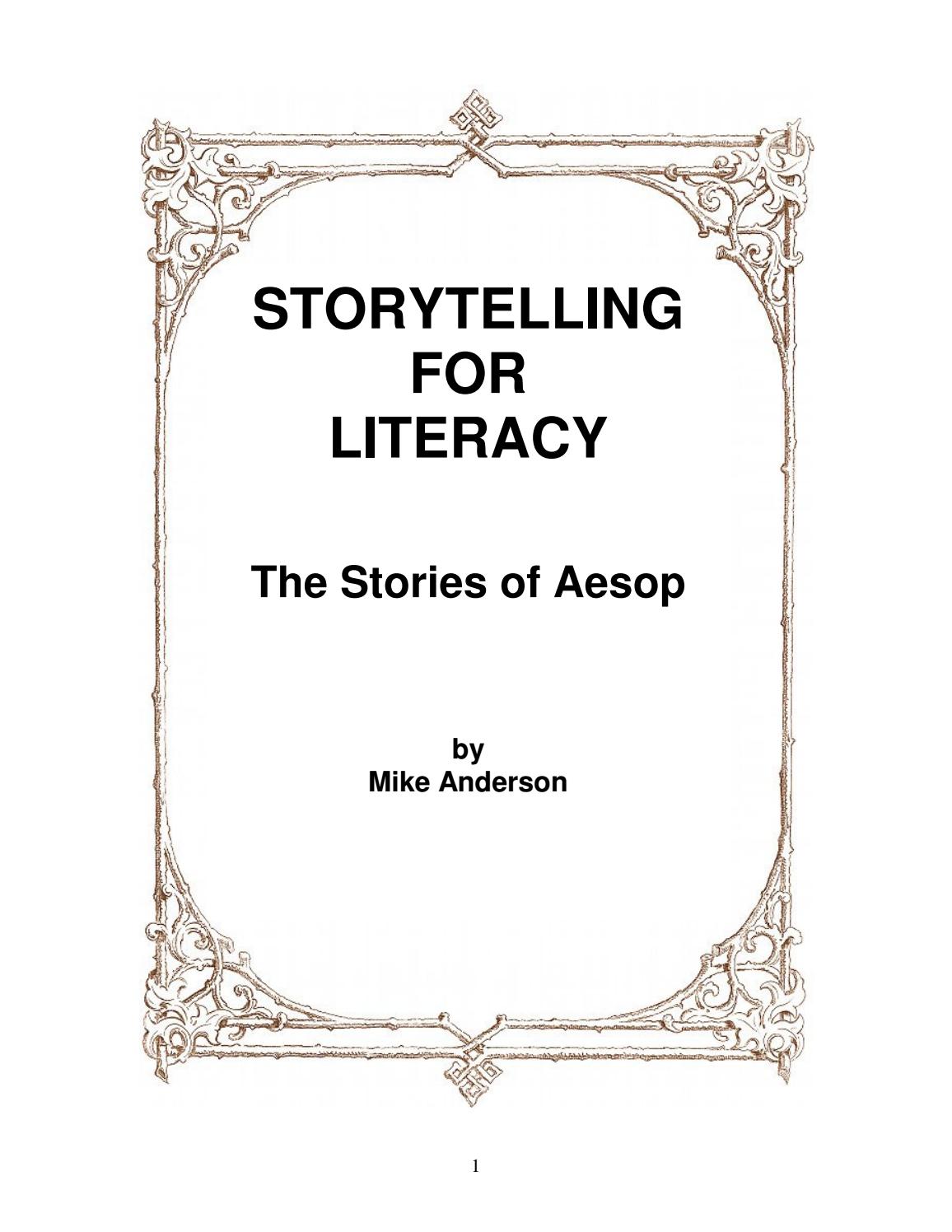 Storytelling for Literacy: The Stories of Aesop by Mike Anderson - Issuu