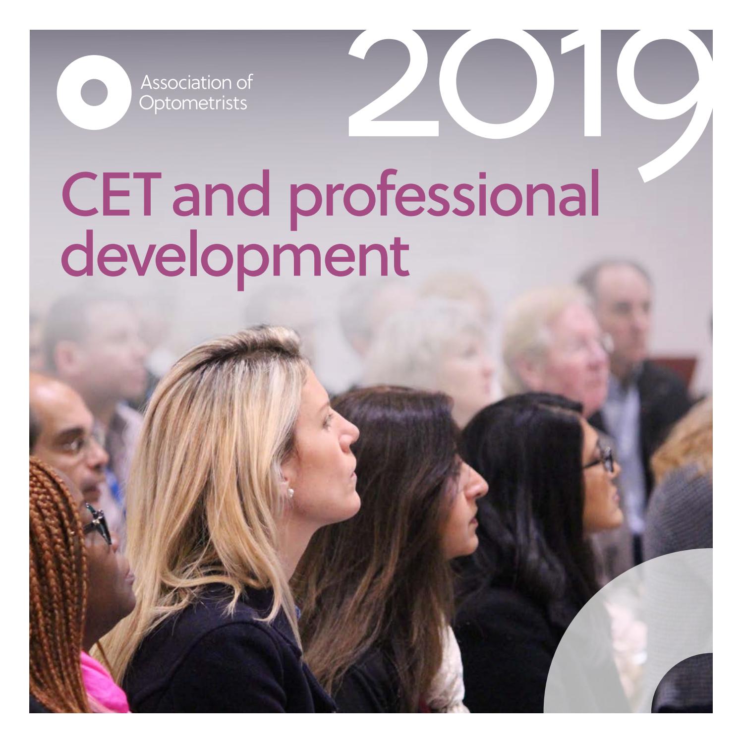 CET and professional development 2019 by TheAOP - Issuu