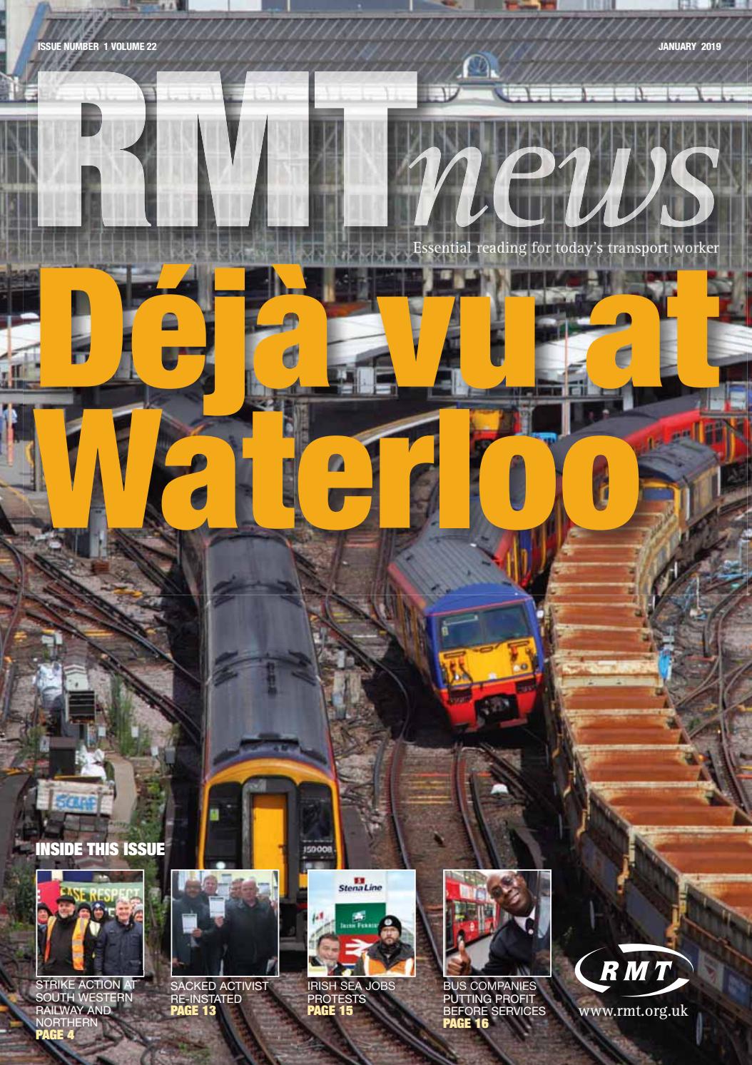 RMT News January 2019 Edition by RMT Union - Issuu