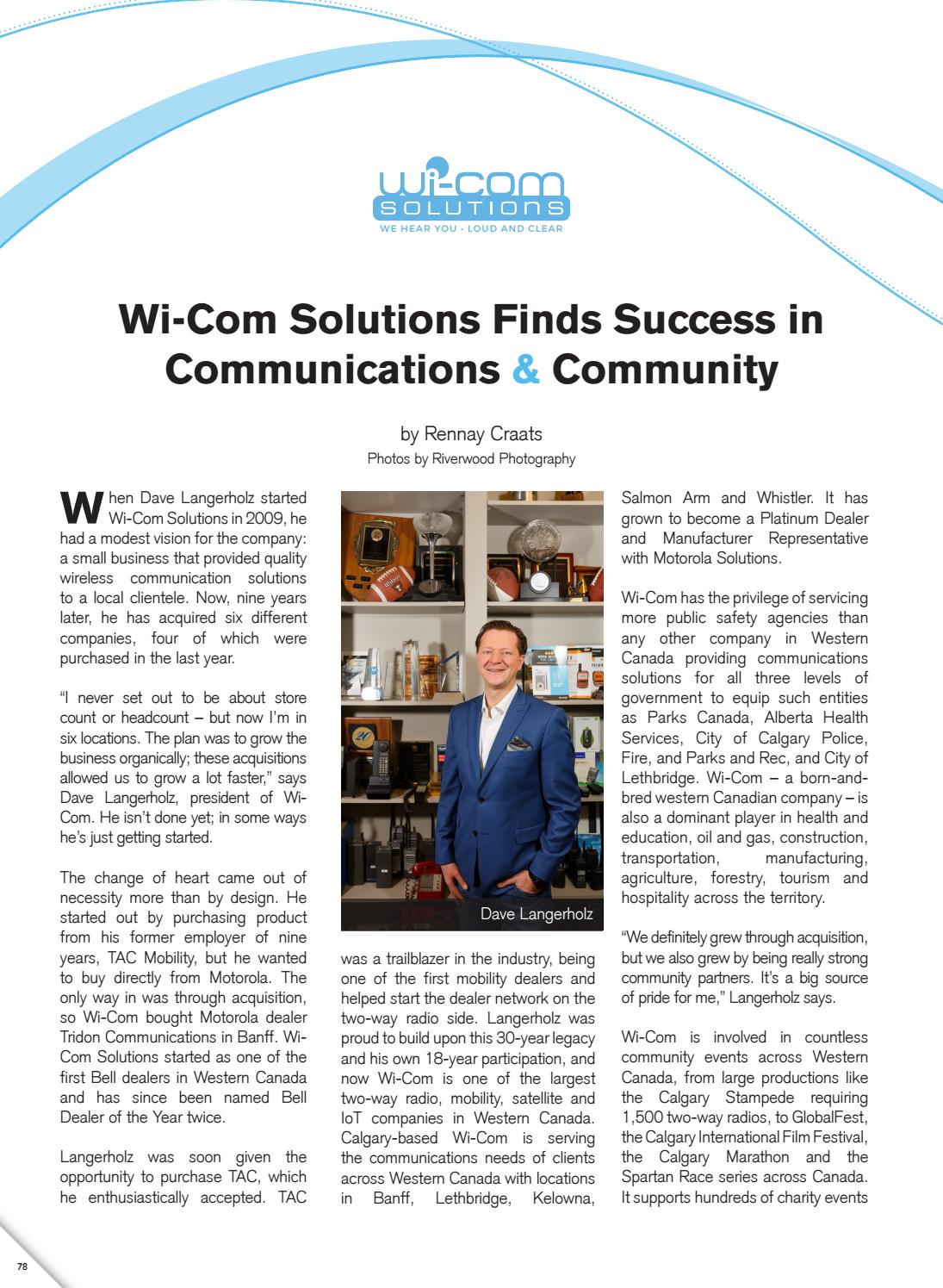 Wi-Com Solutions Profile by Business in Calgary - Issuu
