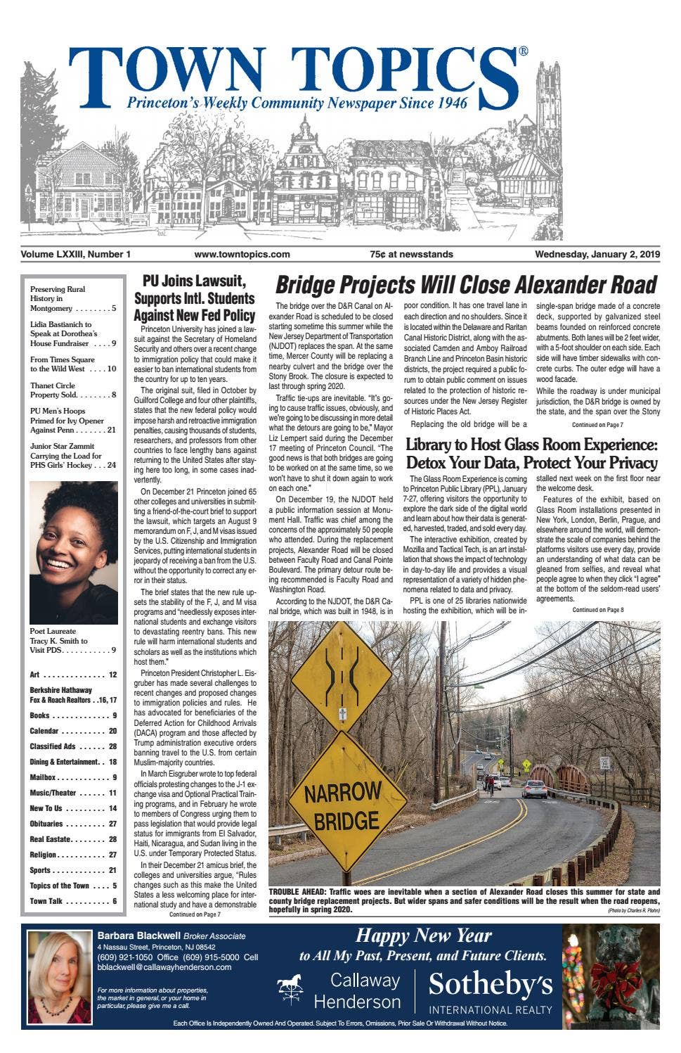 Town Topics Newspaper, January 2 by Witherspoon Media Group - Issuu