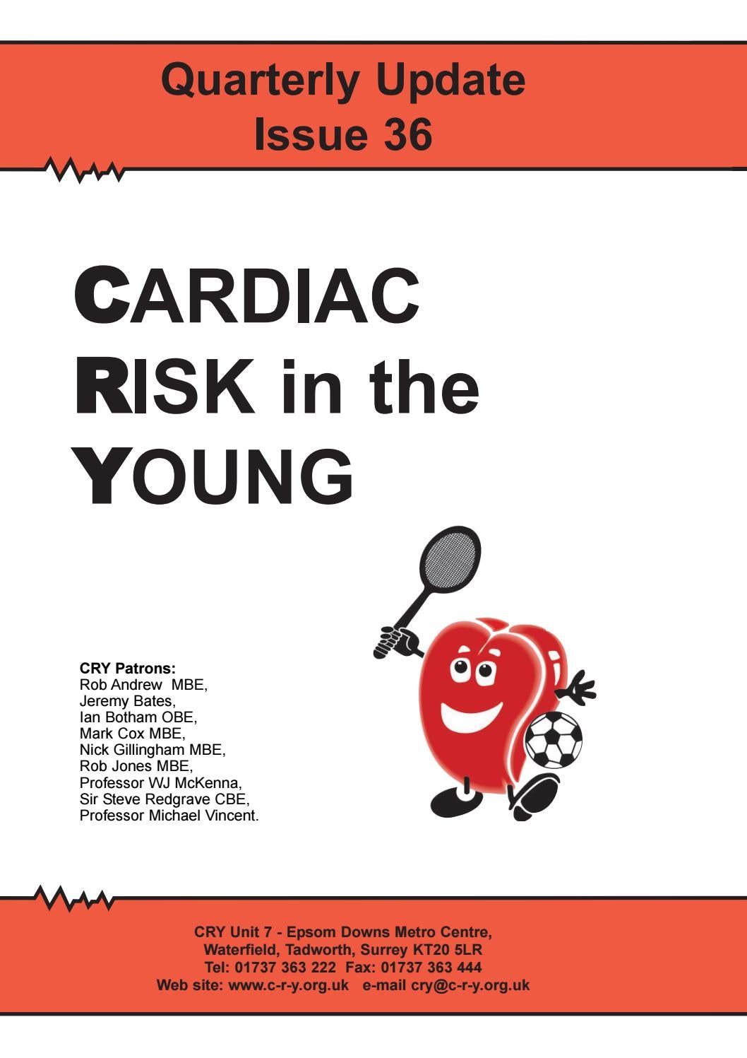 CRY Update Magazine - Issue 36 by Cardiac Risk in the Young - Issuu