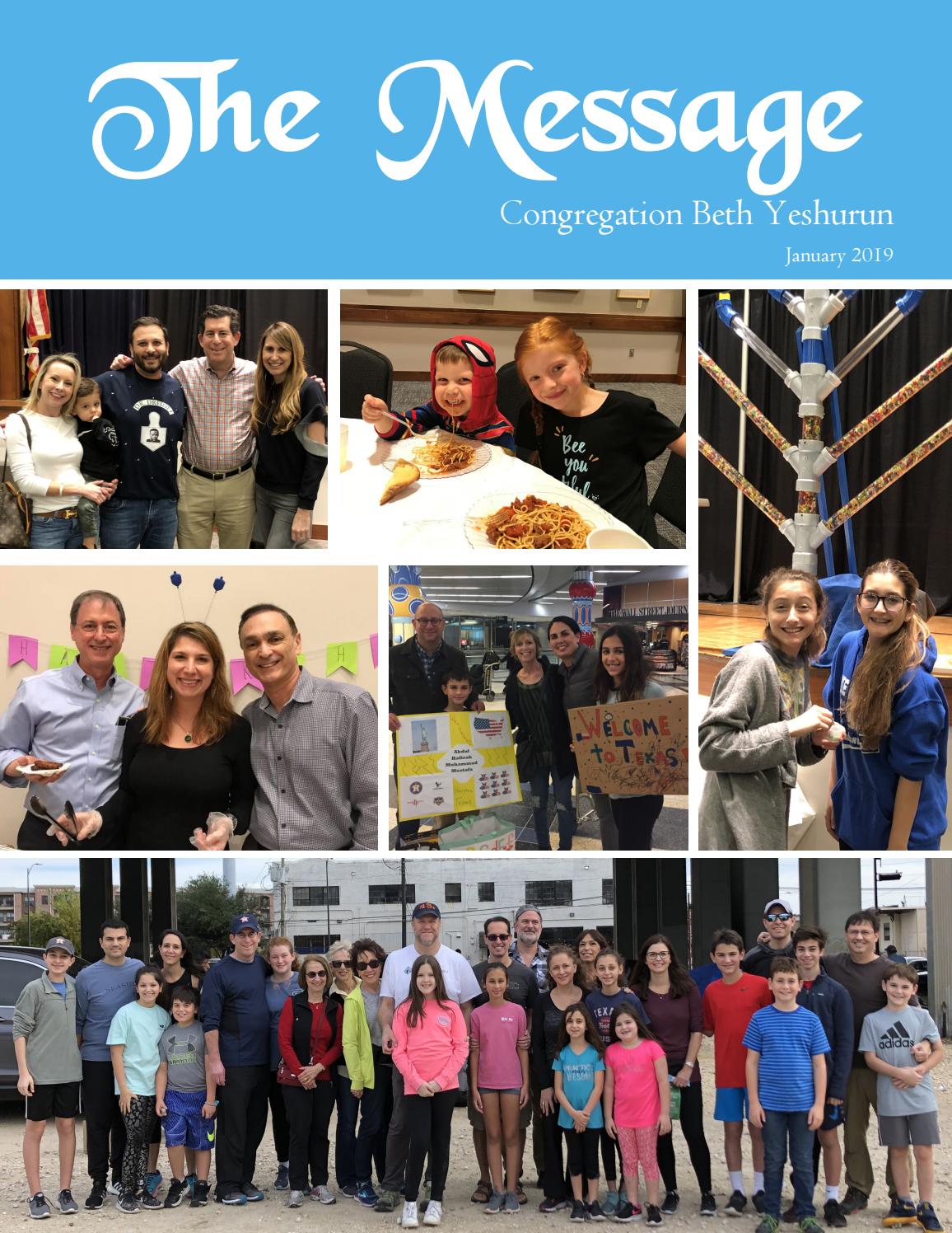 The Message by Congregation Beth Yeshurun - Issuu