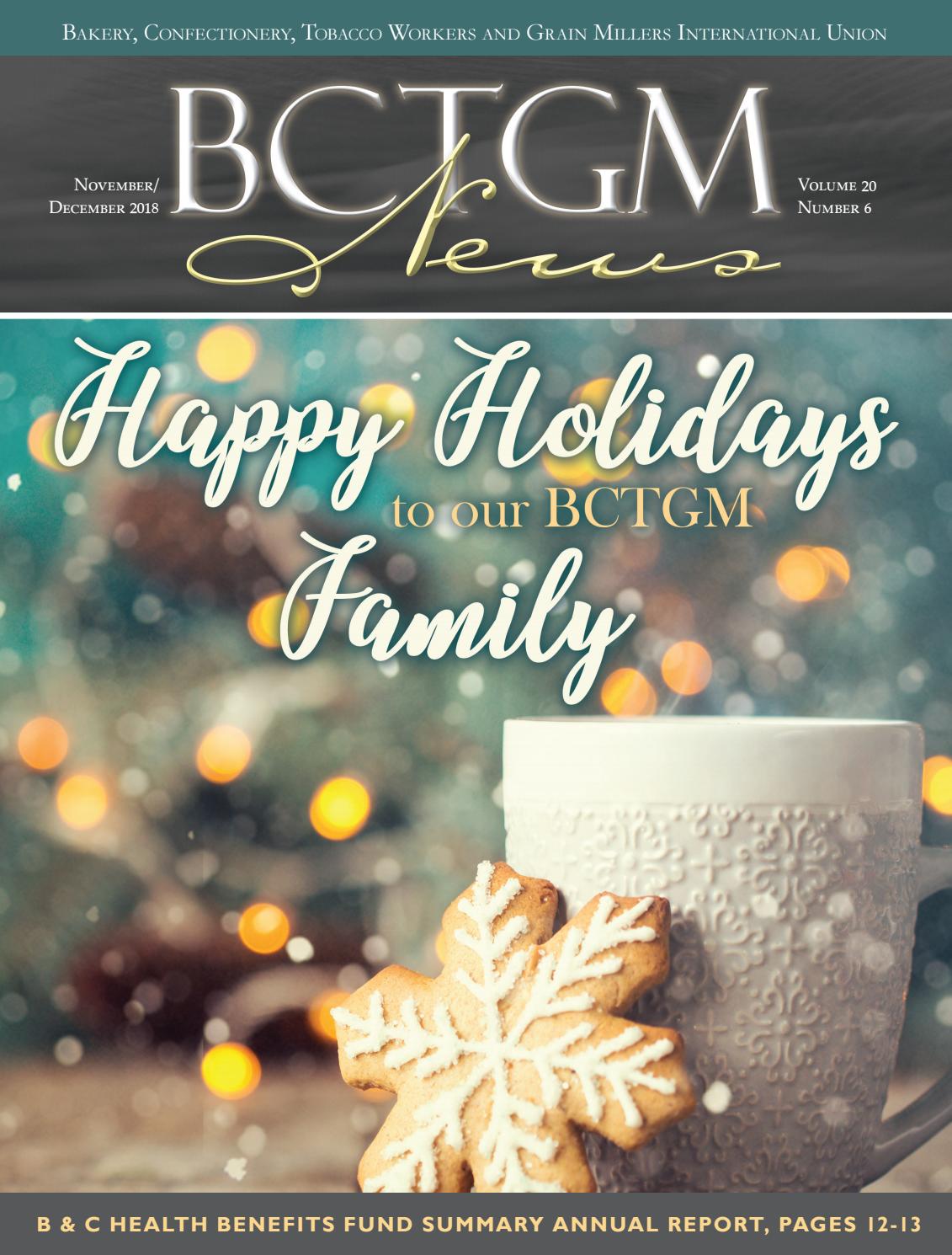 Happy Holidays to our BCTGM Family by BCTGM International Union - Issuu