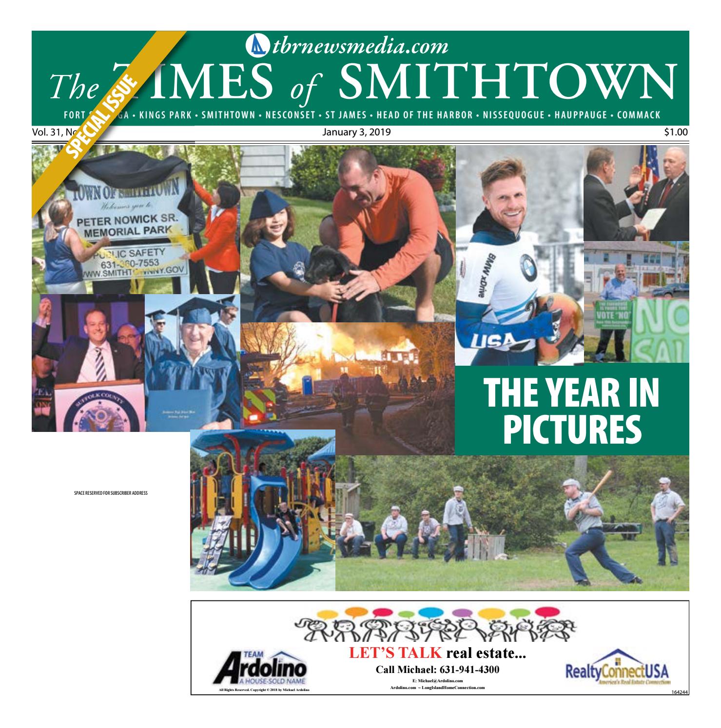 The Times of Smithtown - January 3, 2019 by TBR News Media - Issuu