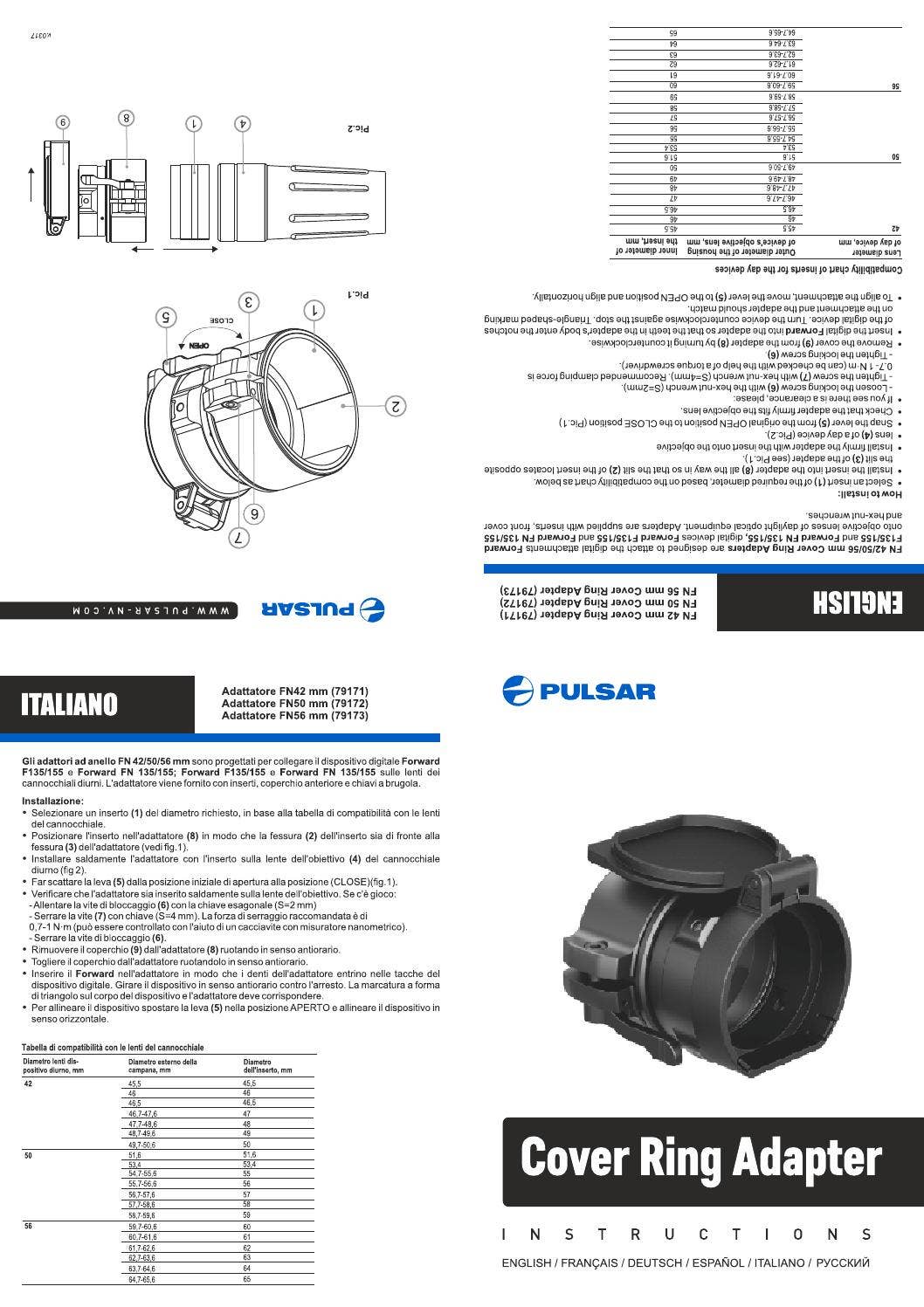 Cover Ring Adapter Instruction by Yukon Advanced Optics Worldwide - Issuu