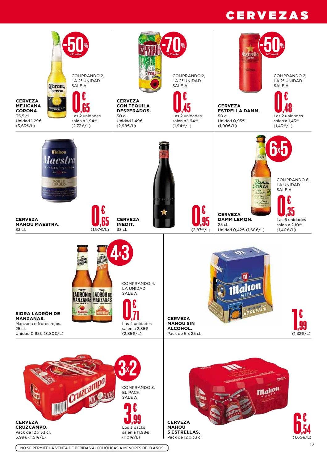 Catálogo Supercor productos de alimentacion con descuesto de 70 ...