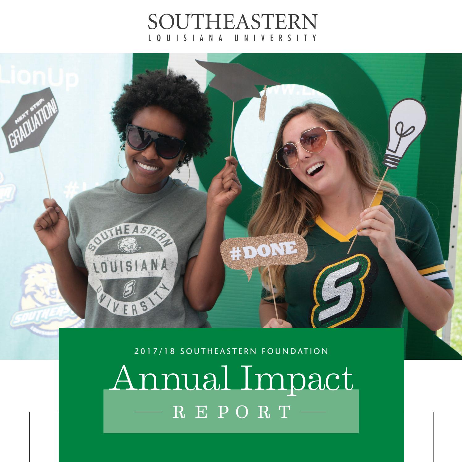 Southeastern Foundation Annual Impact Report 2017/18 by oursoutheastern ...