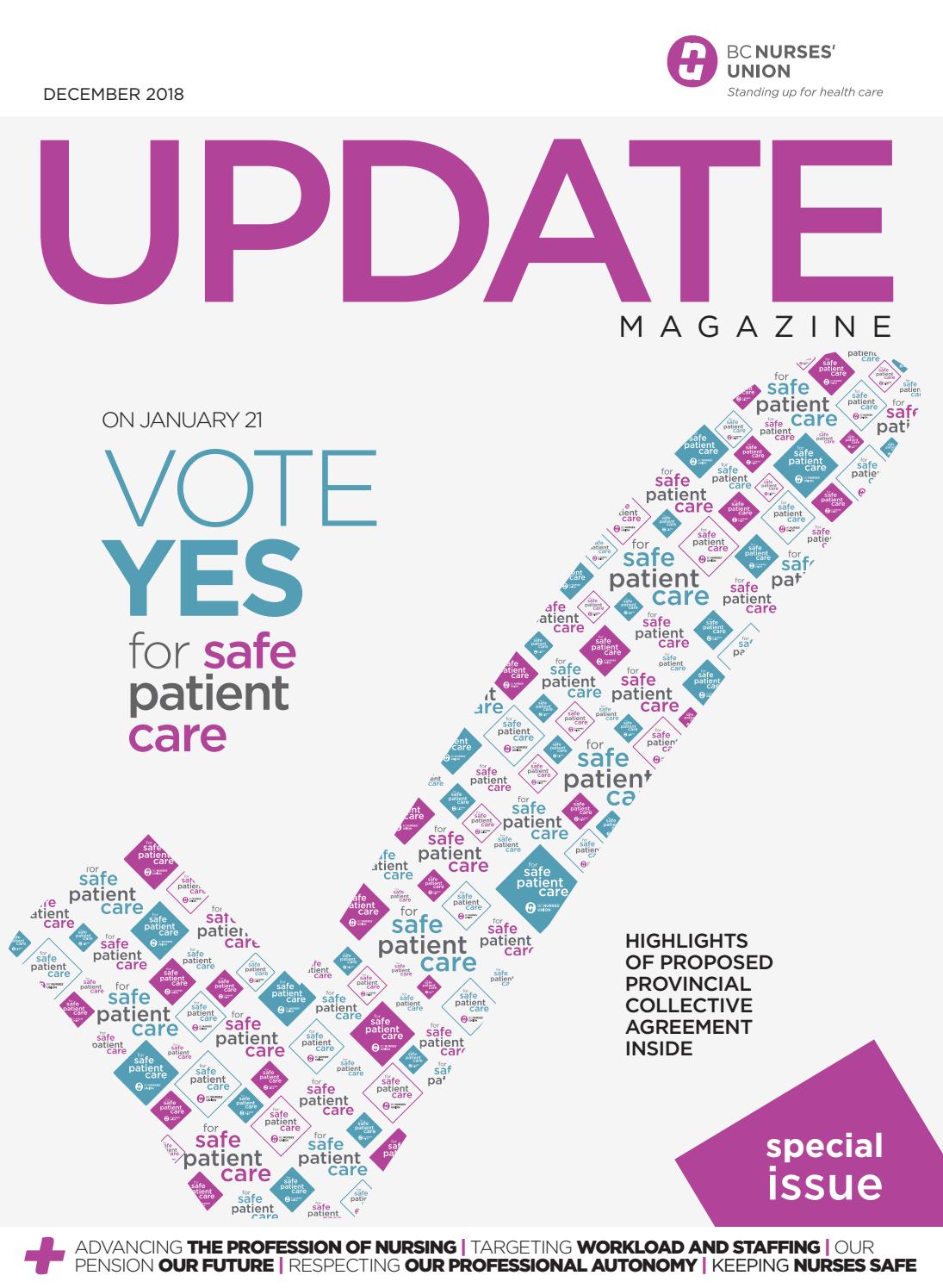 BCNU Update Magazine December 2018 Special Issue by BC Nurses' Union ...