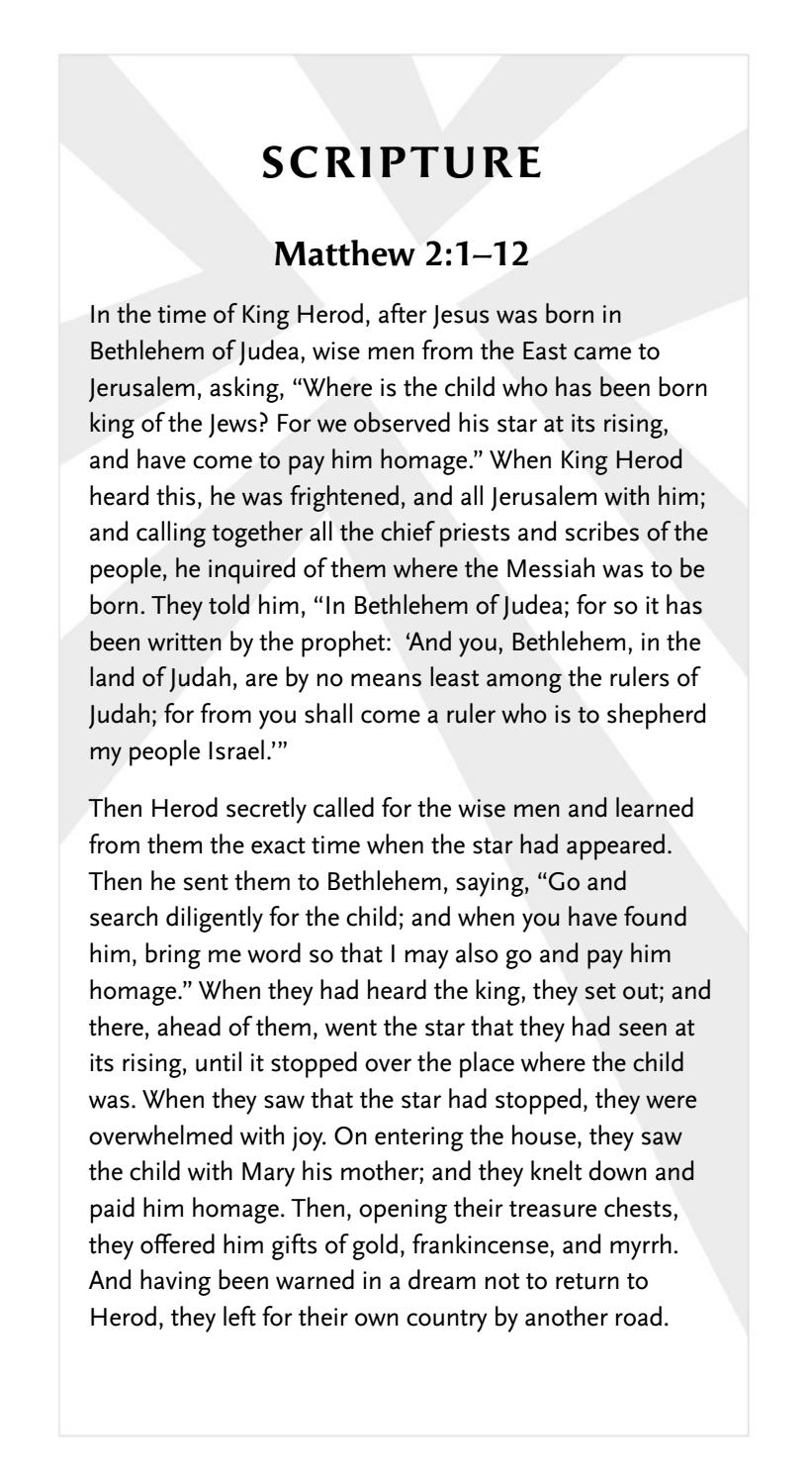 January 6, 2019_Sermon outline for Rev. Rob Fuquay by St. Luke's UMC ...