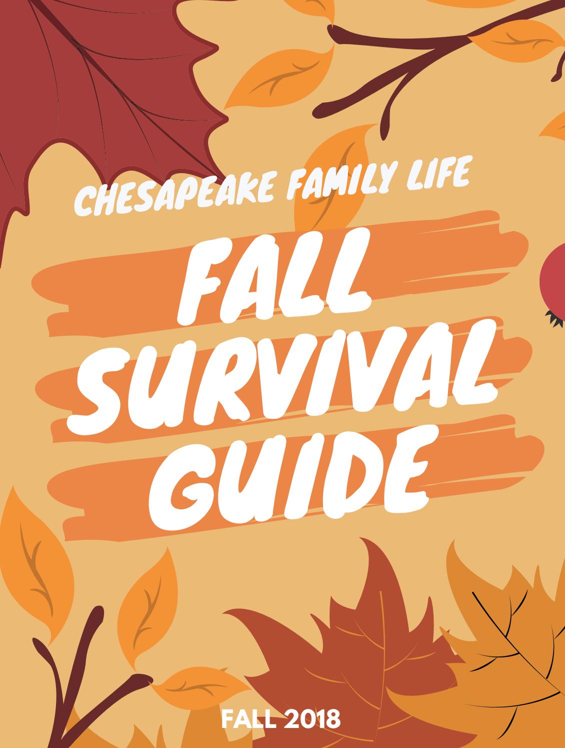 Chesapeake Family Life's Fall Survival Guide 2018 by Chesapeake Family ...