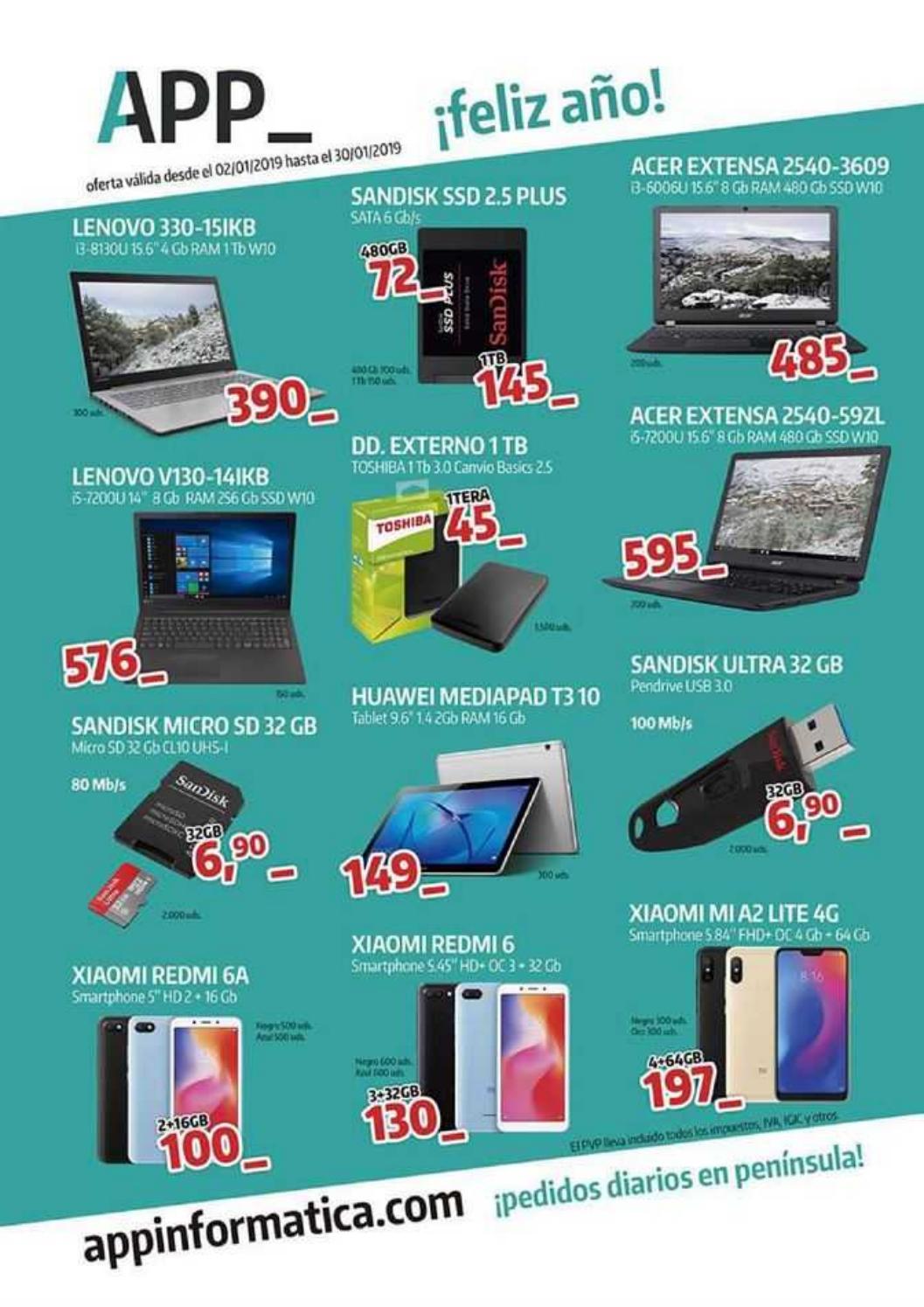 Catálogo App Informatica feliz año by Ofertas Supermercados - Issuu