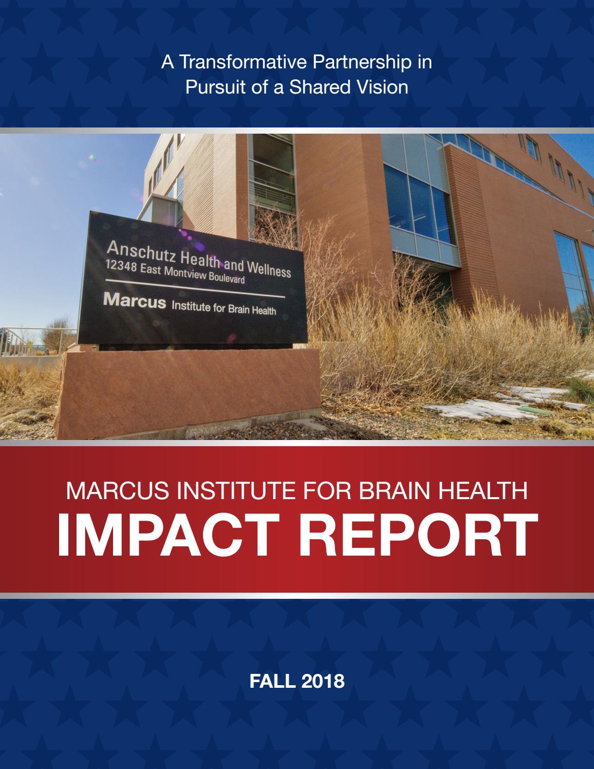 Marcus Institute For Brain Health Impact Report by University of ...