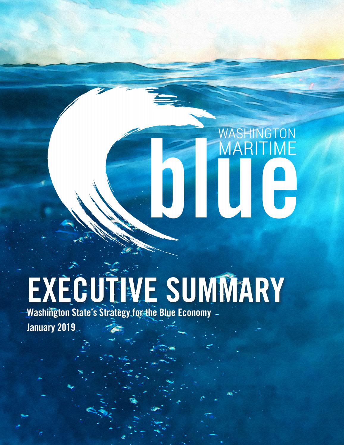 Maritime Blue Executive Summary by choosewa - Issuu