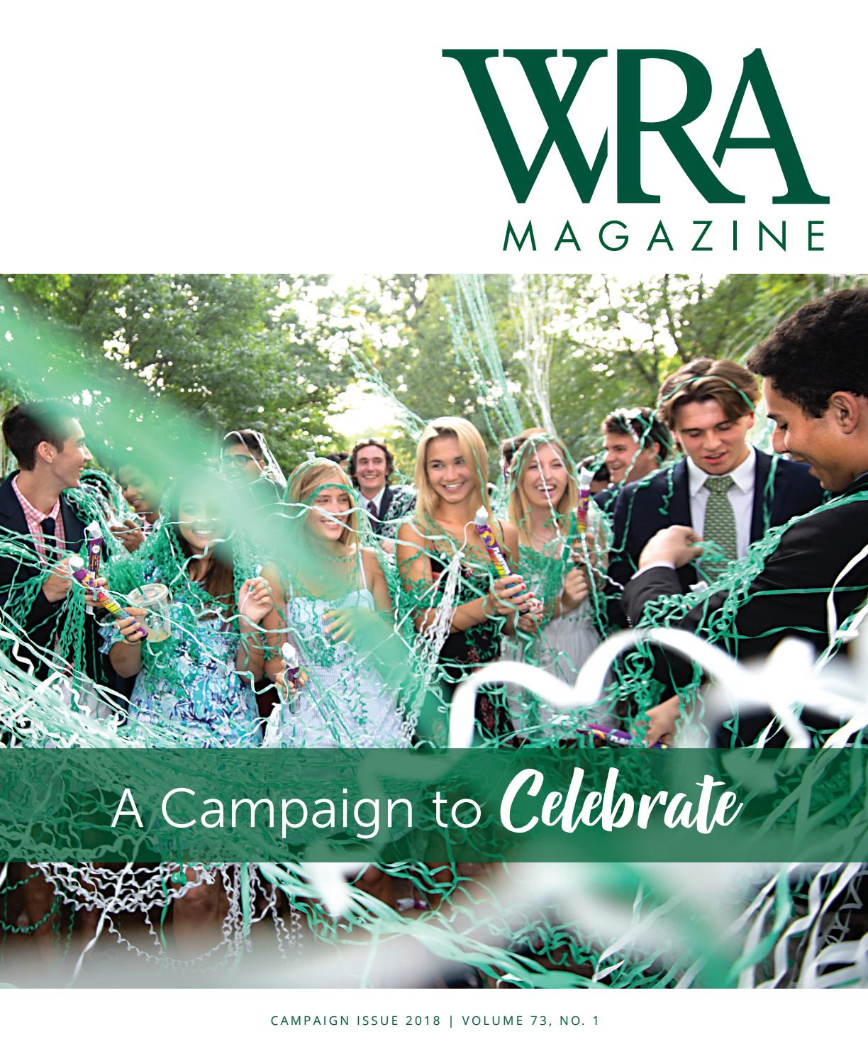 WRA Magazine | Campaign Issue by Western Reserve Academy - Issuu