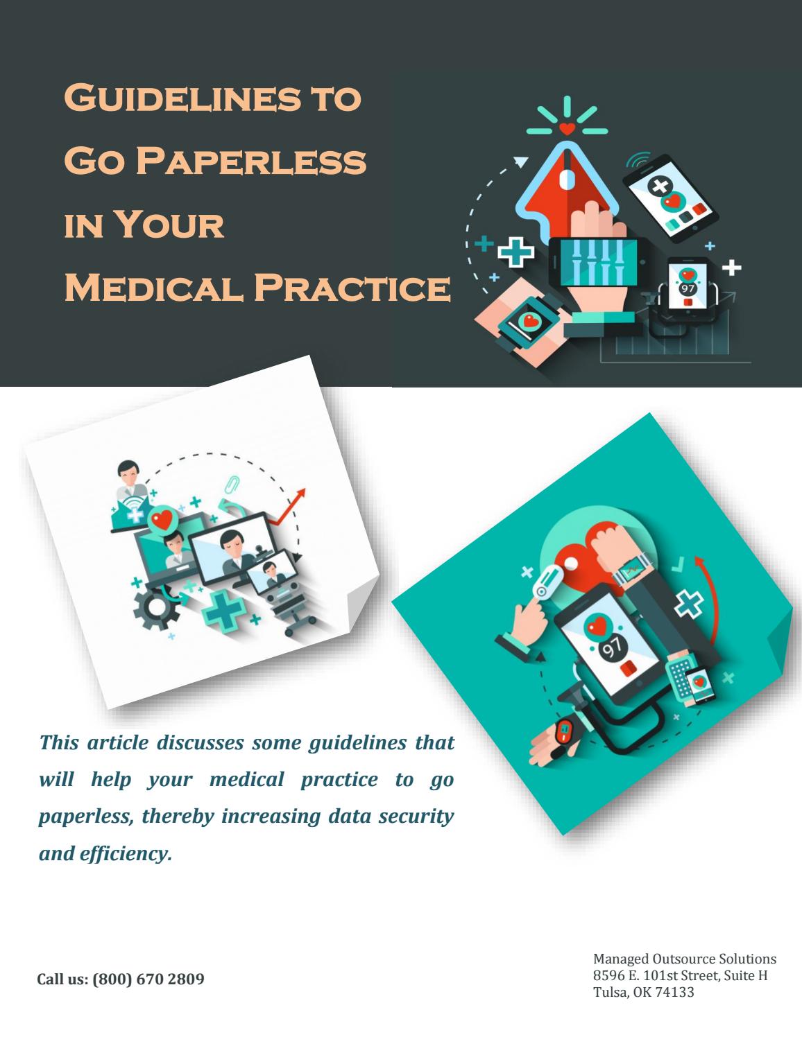 Guidelines to Go Paperless in Your Medical Practice by Managed ...