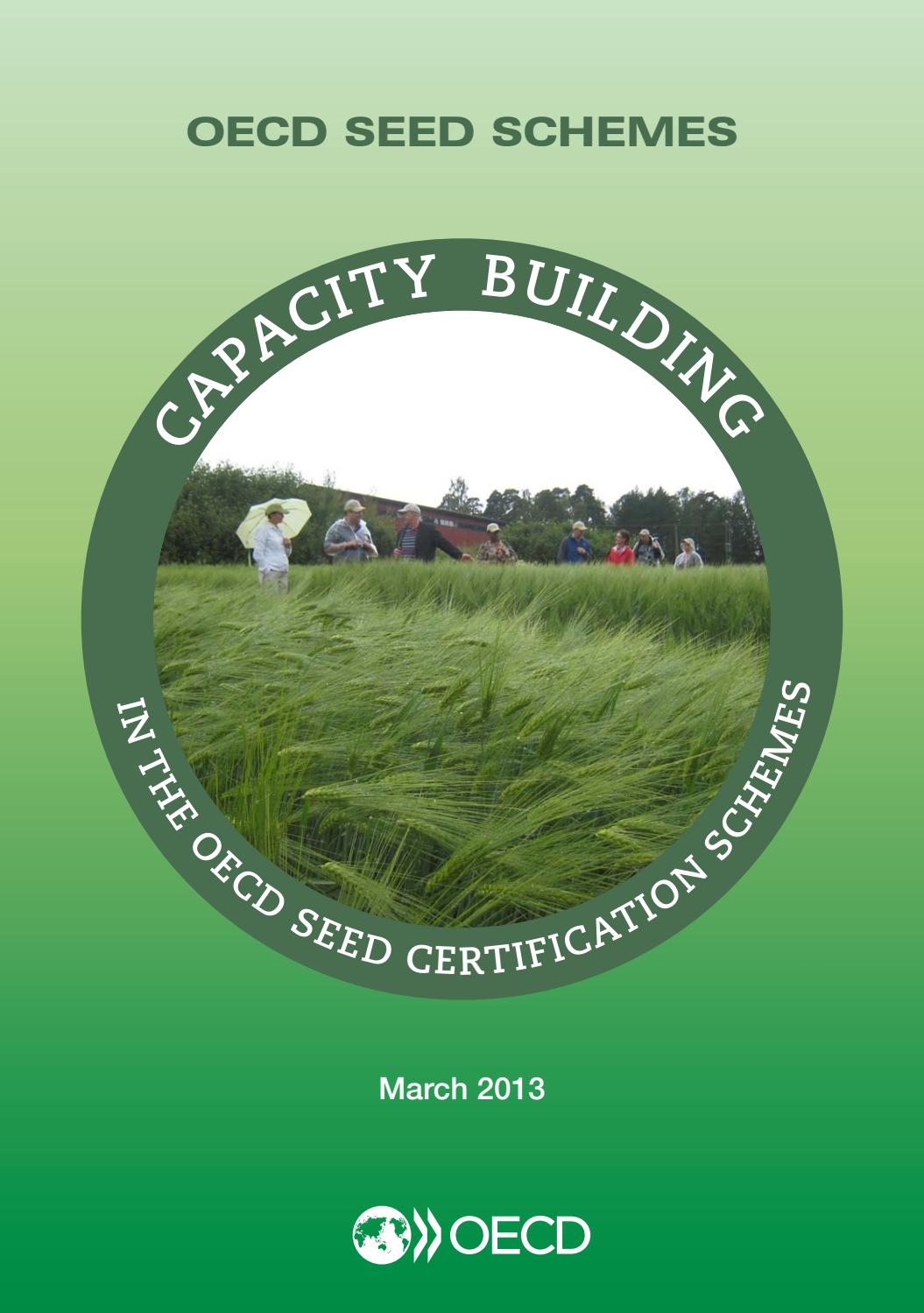 Capacity Building in the OECD Seed Certification Schemes by OECD - Issuu