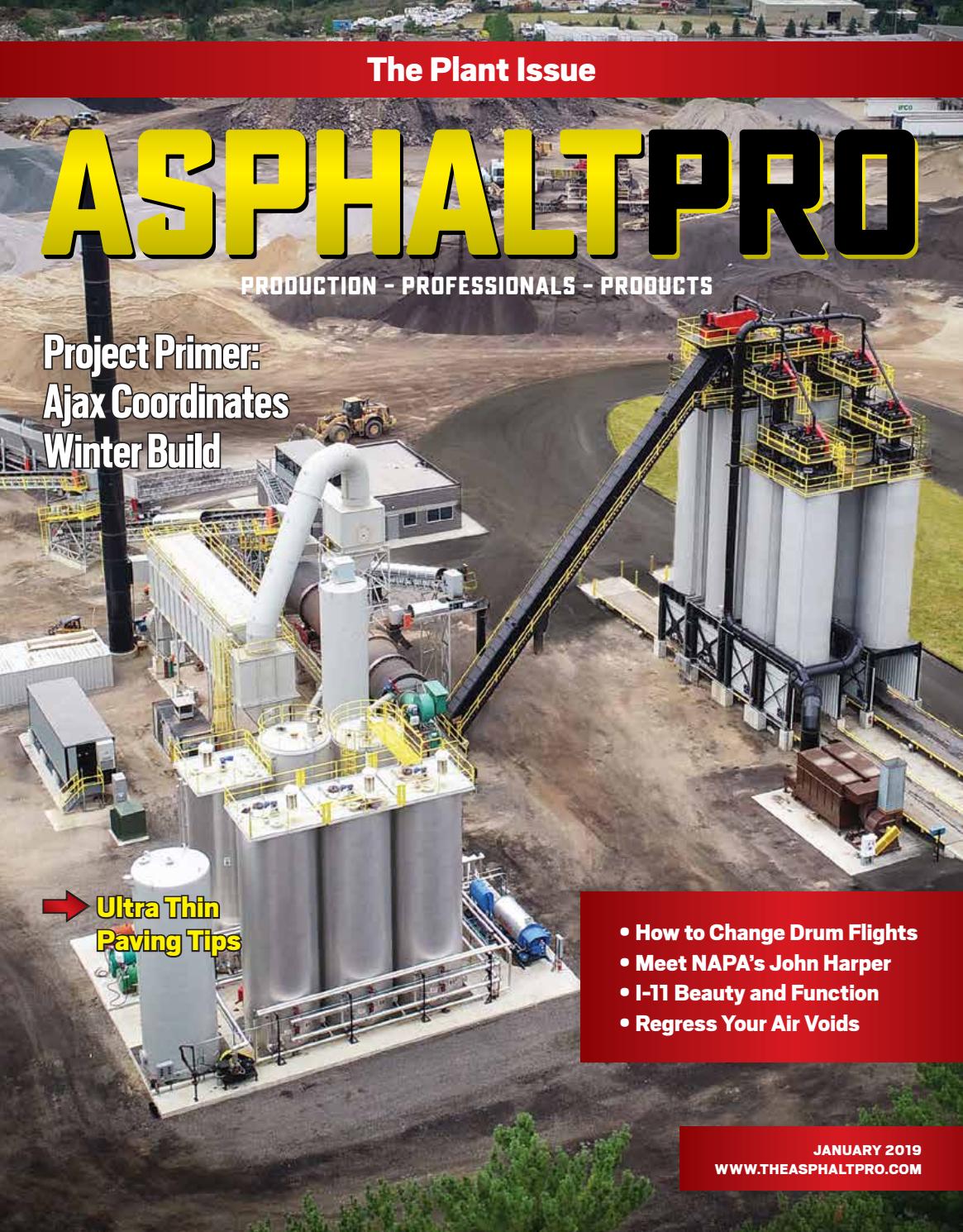 Asphalt Pro - January 2019 by Asphalt Pro LLC - Issuu