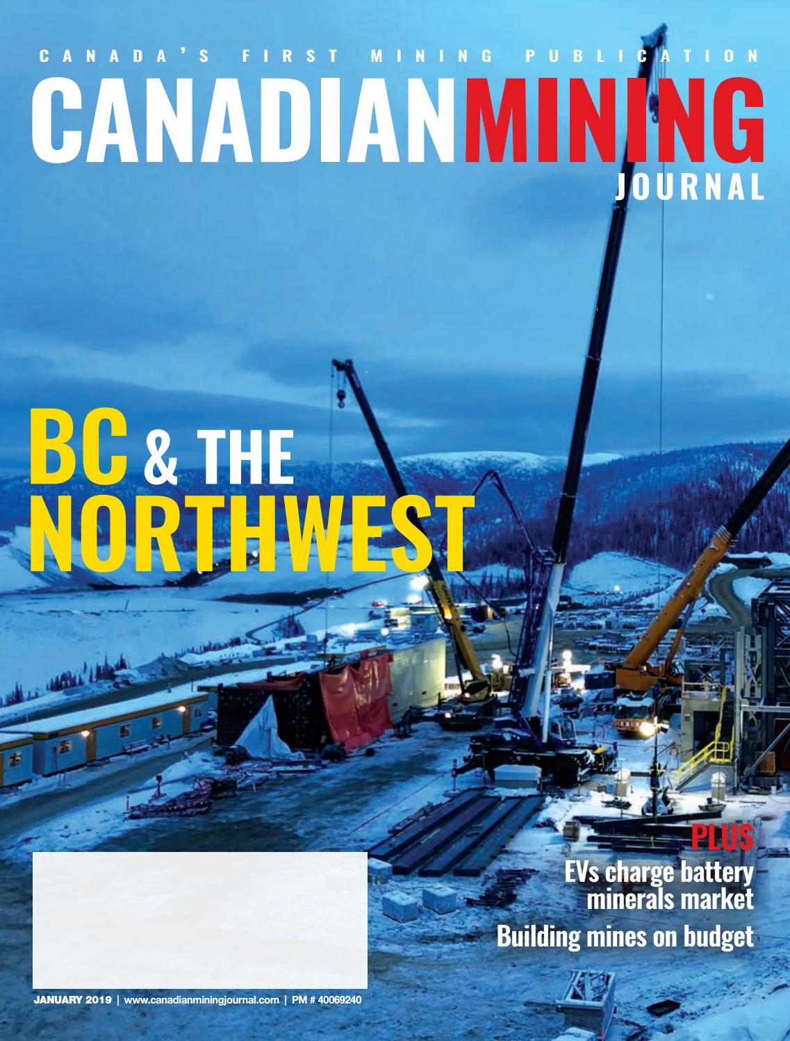 Canadian Mining Journal January 2019 by The Northern Miner Group - Issuu