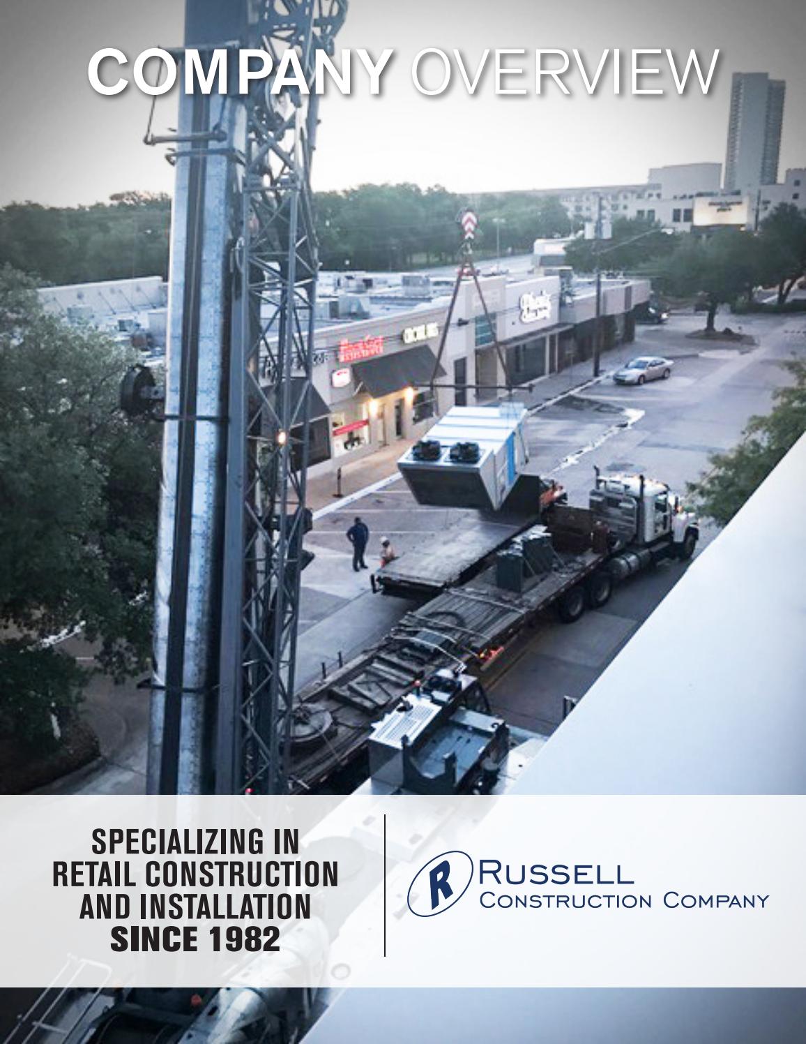 Russell Construction Company Brochure by US BUILDING NEWS - Issuu