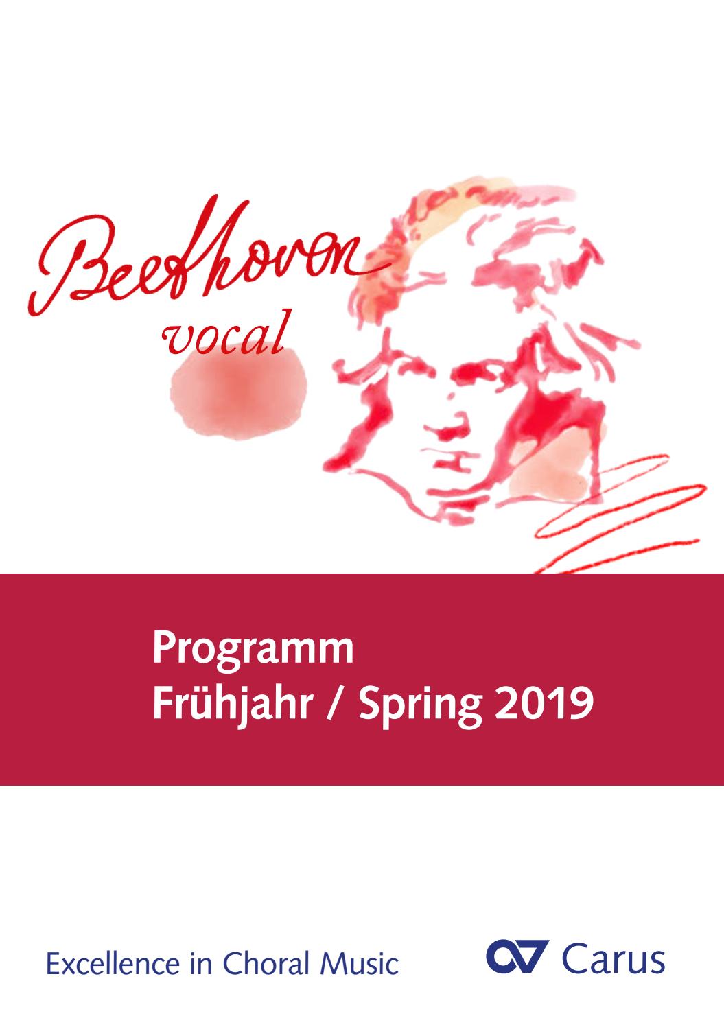Carus-Verlag Programm Frühjahr / Spring 2019 by Carus-Verlag GmbH & Co ...