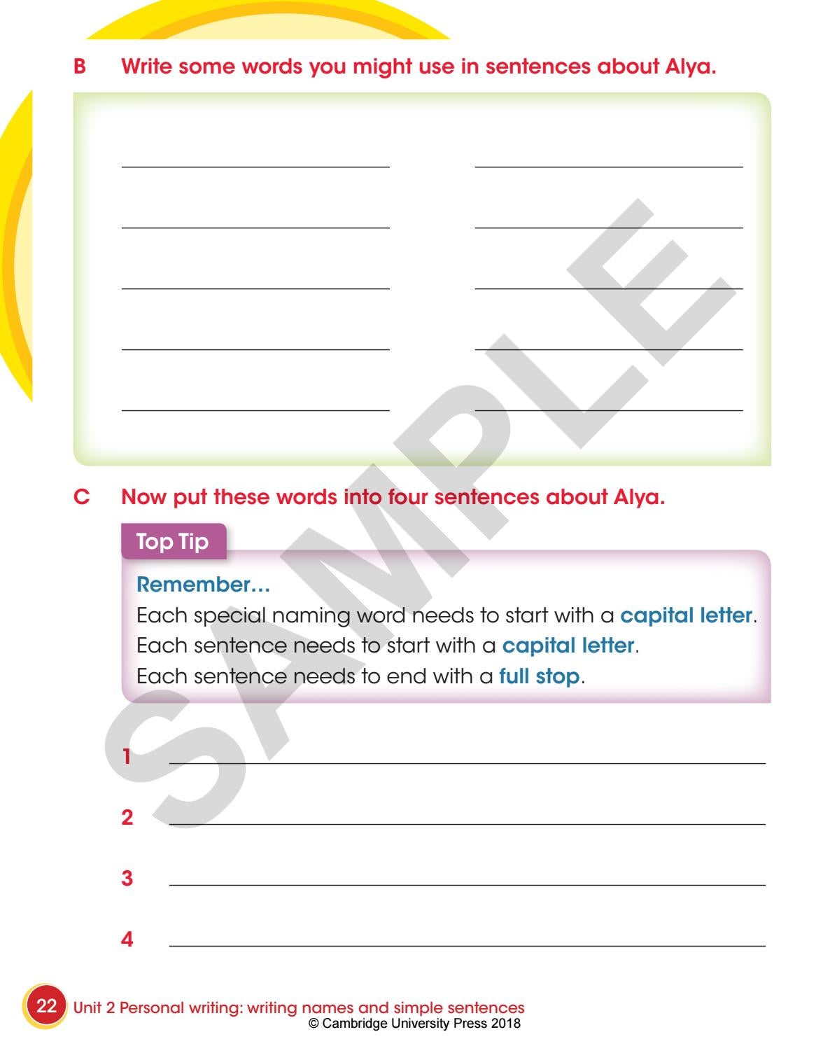 Cambridge Grammar & Writing Skills Learner's Book 1 by Cambridge ...