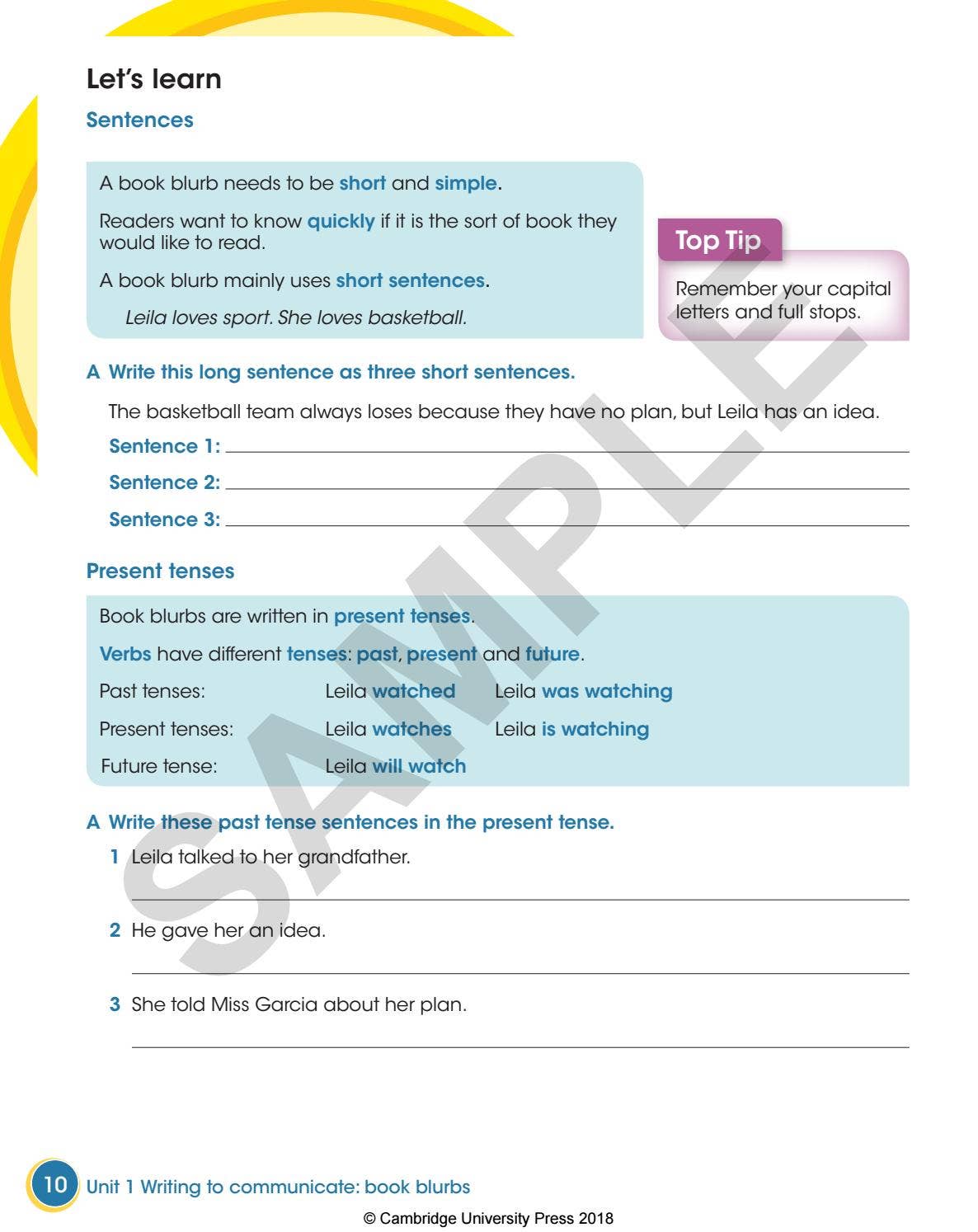 Cambridge Grammar & Writing Skills Learner's Book 1 by Cambridge ...