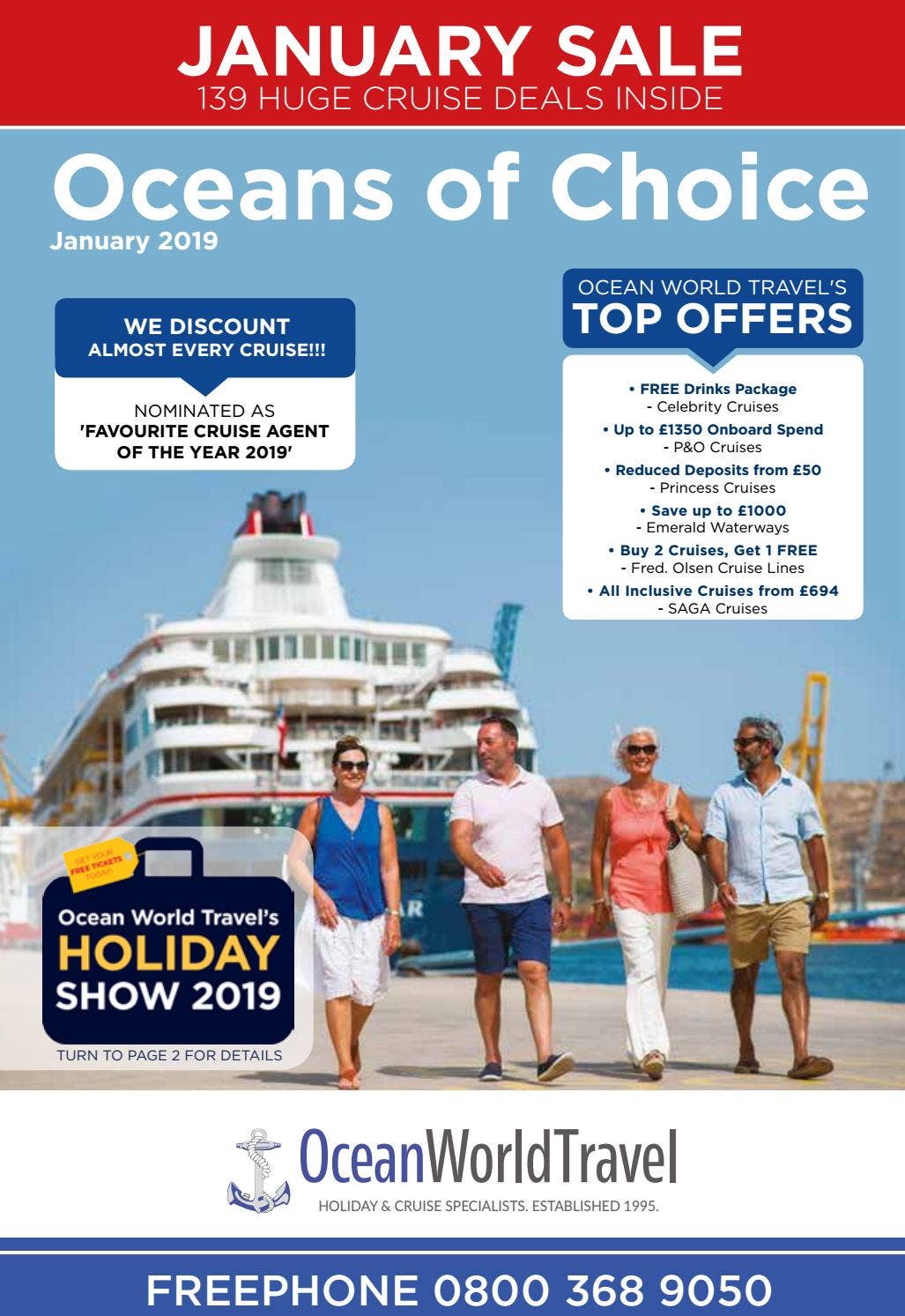Oceans of Choice - January 2019 by Ocean World Travel - Issuu