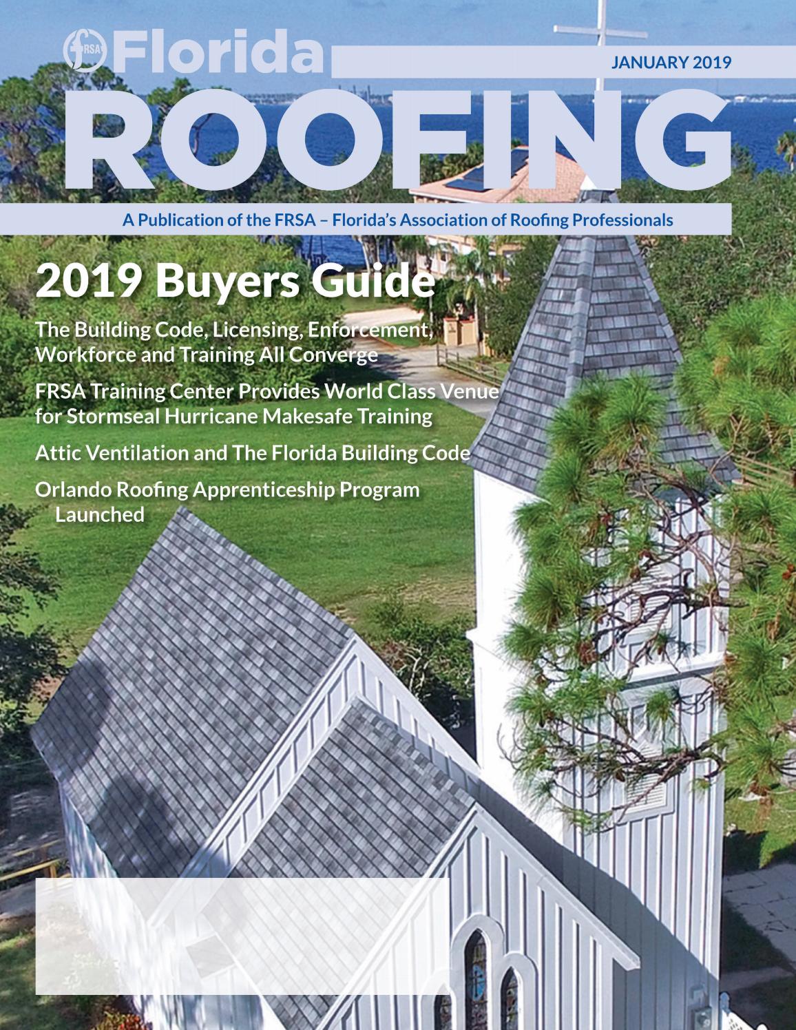 January 2019 by Florida Roofing Magazine - Issuu