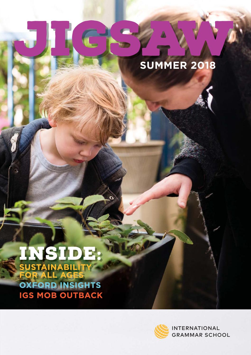 International Grammar School (IGS) Jigsaw magazine Summer 2018 by ...