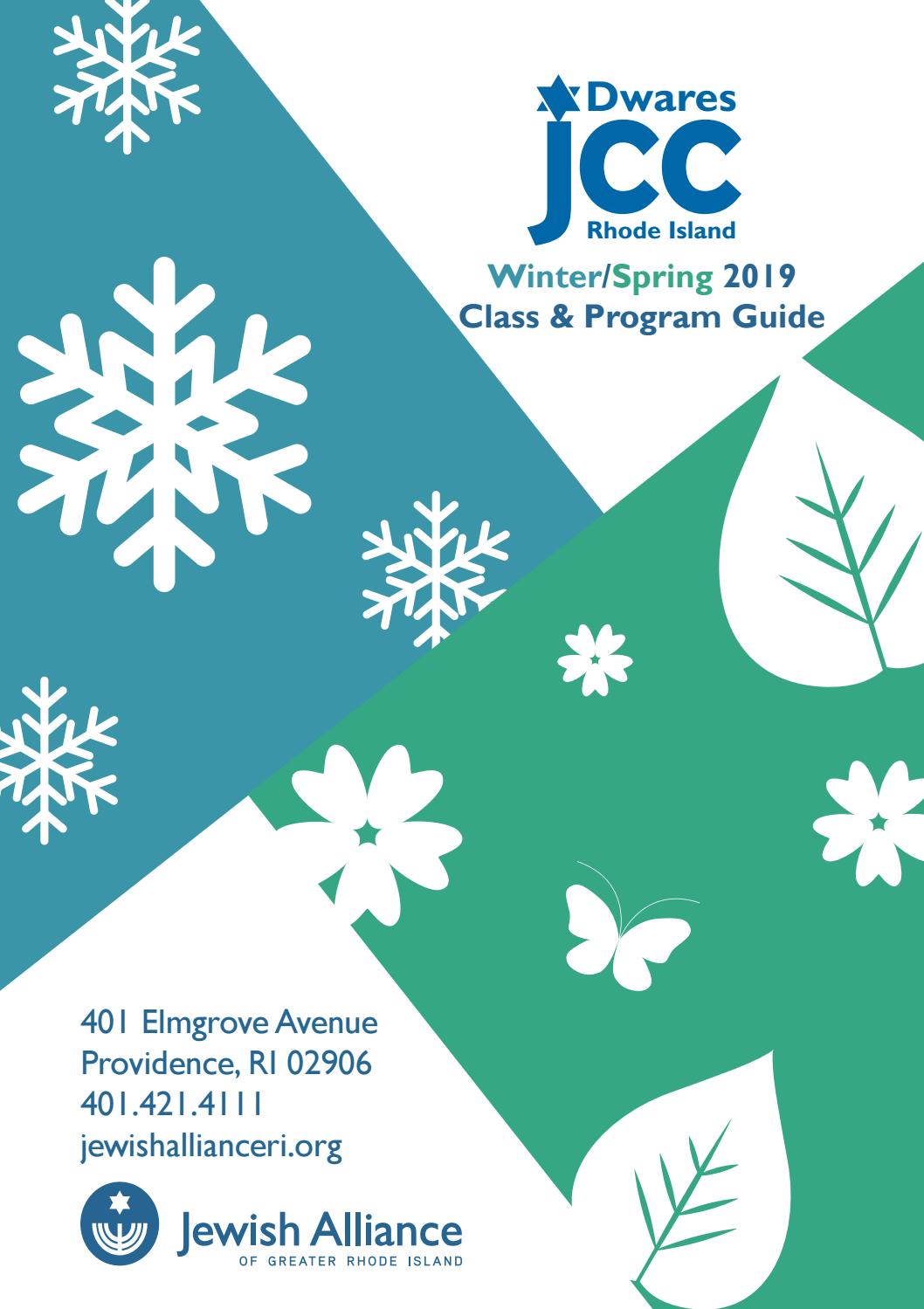 Winter/Spring 2019 Class & Program Guide by JewishAlliance - Issuu