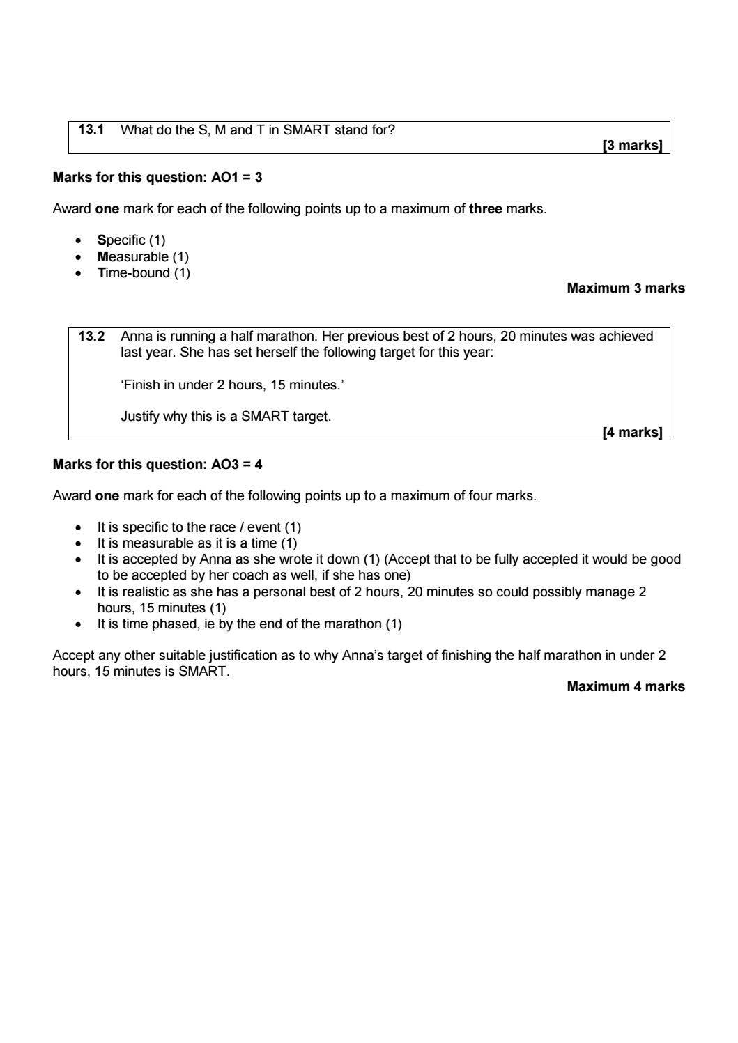 GCSE PE Paper 2 MS - SAMs 2 by Ullswater Community College - Issuu