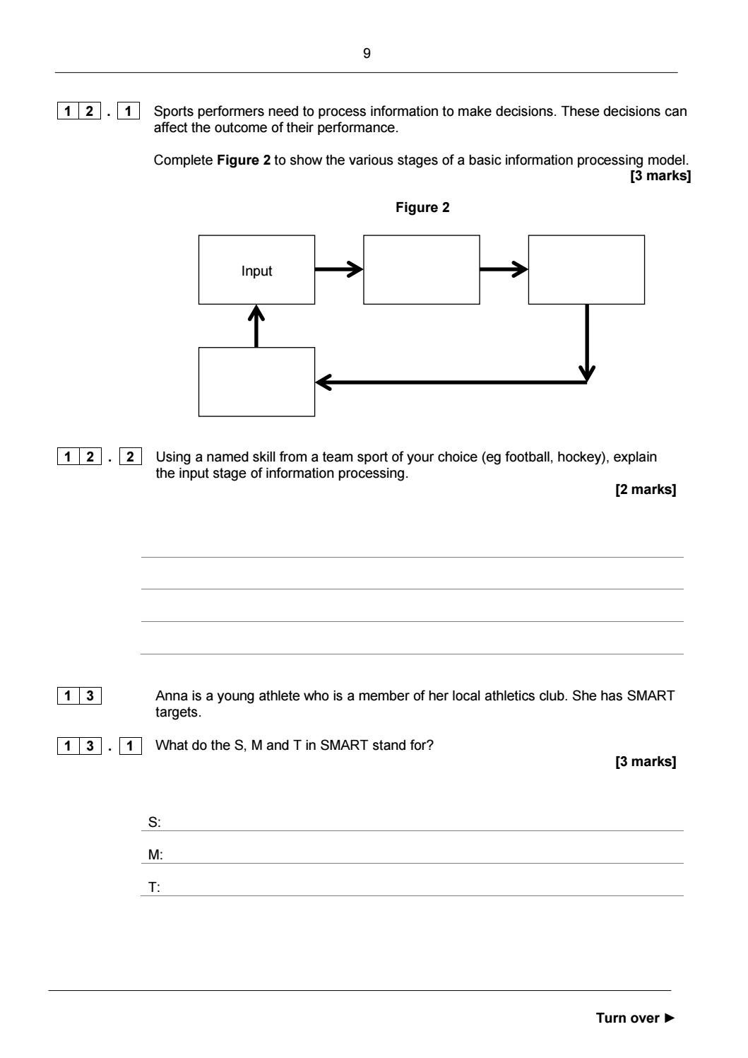GCSE PE Paper 2 QP - SAMs 2 by Ullswater Community College - Issuu