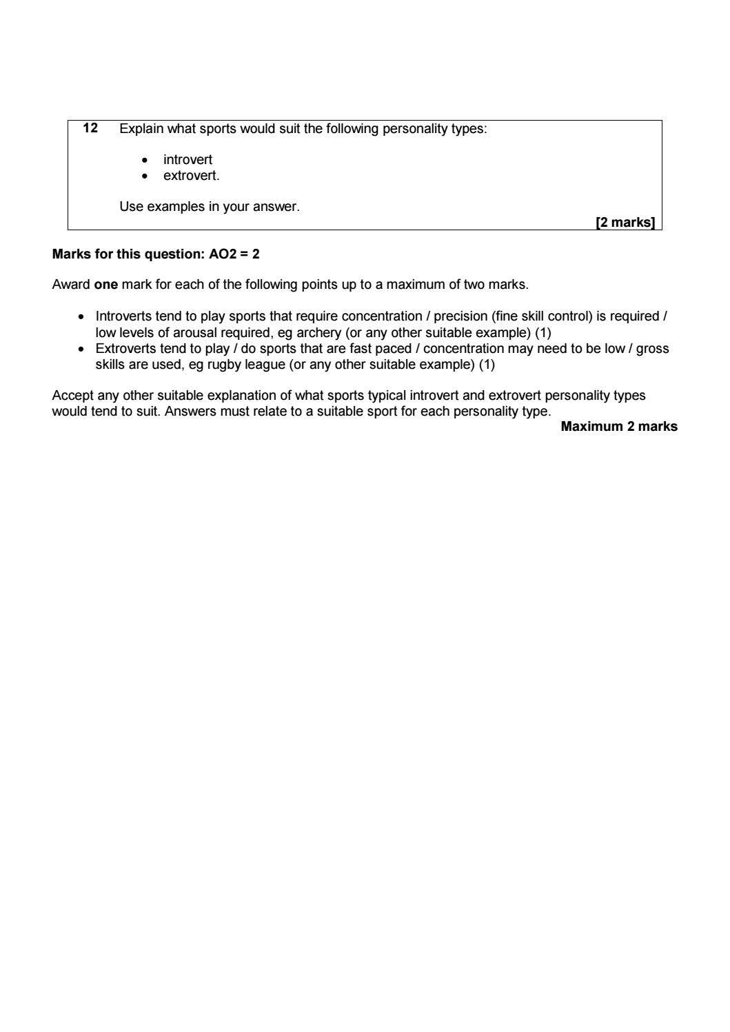 Paper 2 Specimen Paper - Mark Scheme by Ullswater Community College - Issuu