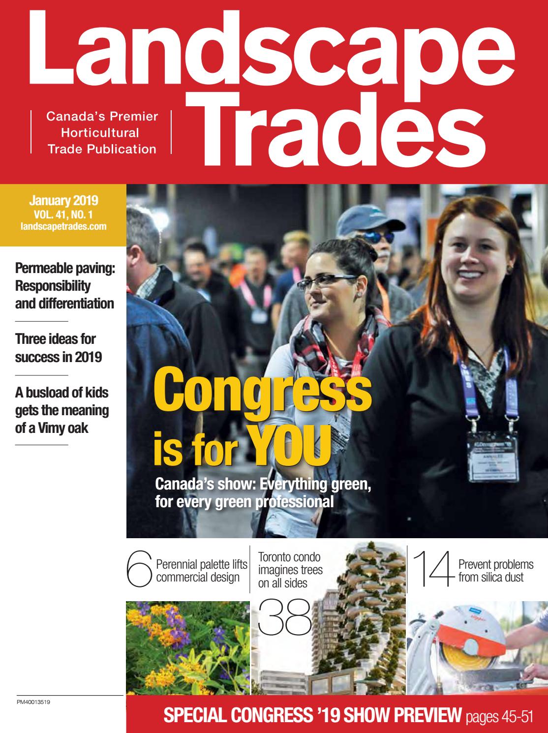 Landscape Trades January 2019 by Landscape Ontario - Issuu