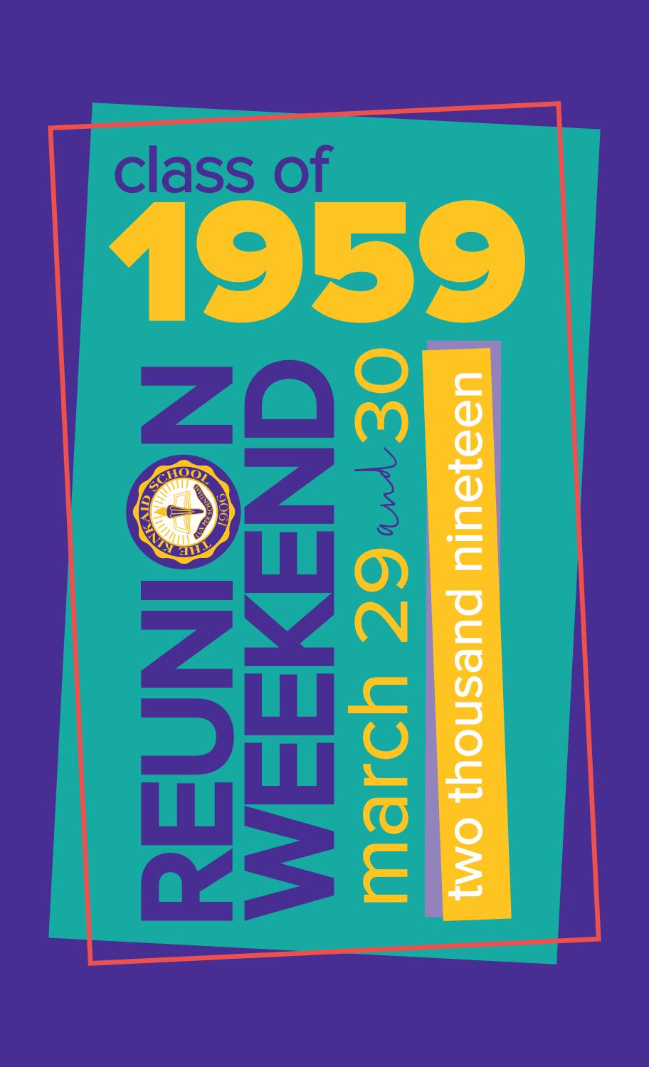 Class of 1959 Reunion Invitation 2019 by The Kinkaid School - Issuu