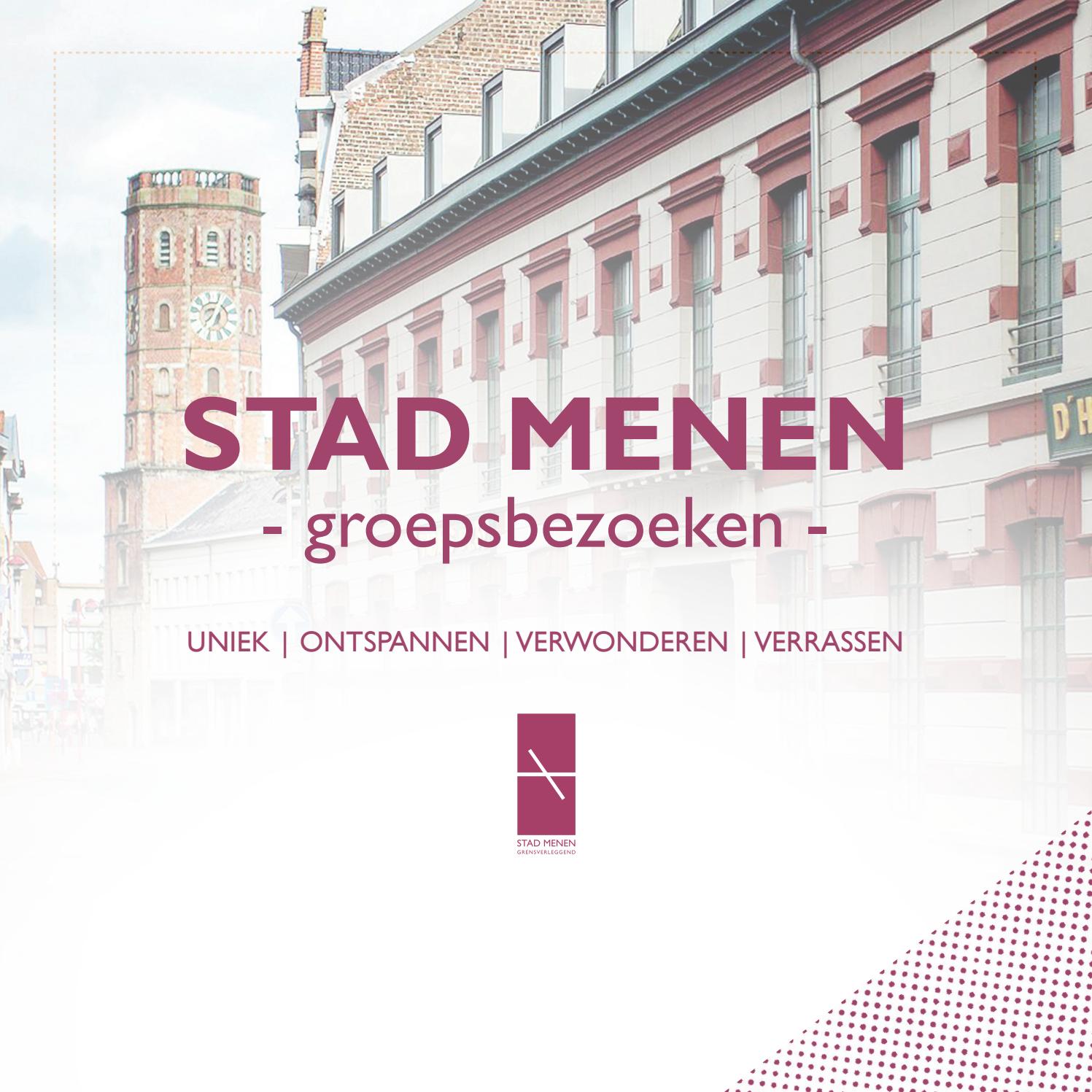 Stad Menen | Groepsbezoeken by Stad Menen - Issuu