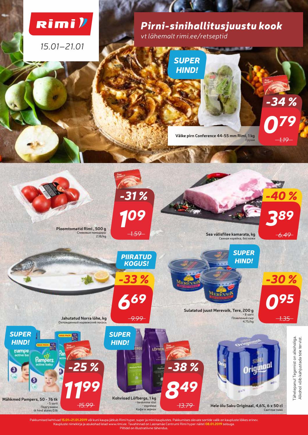 Rimi kliendileht 15.01-21.01 by Rimi - Issuu