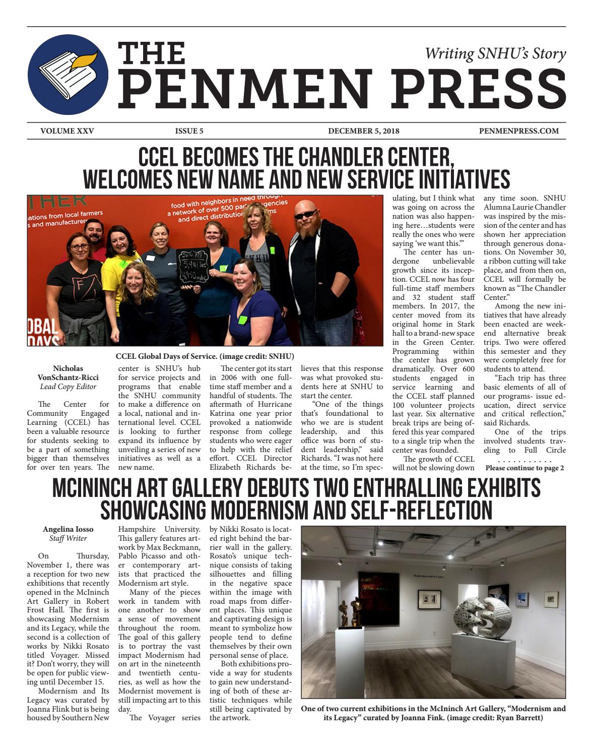 Volume XXV - Issue V by Penmen Press - Issuu