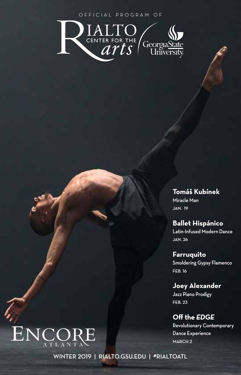 Rialto Center for the Arts :: Winter 2019 by Encore Atlanta - Issuu