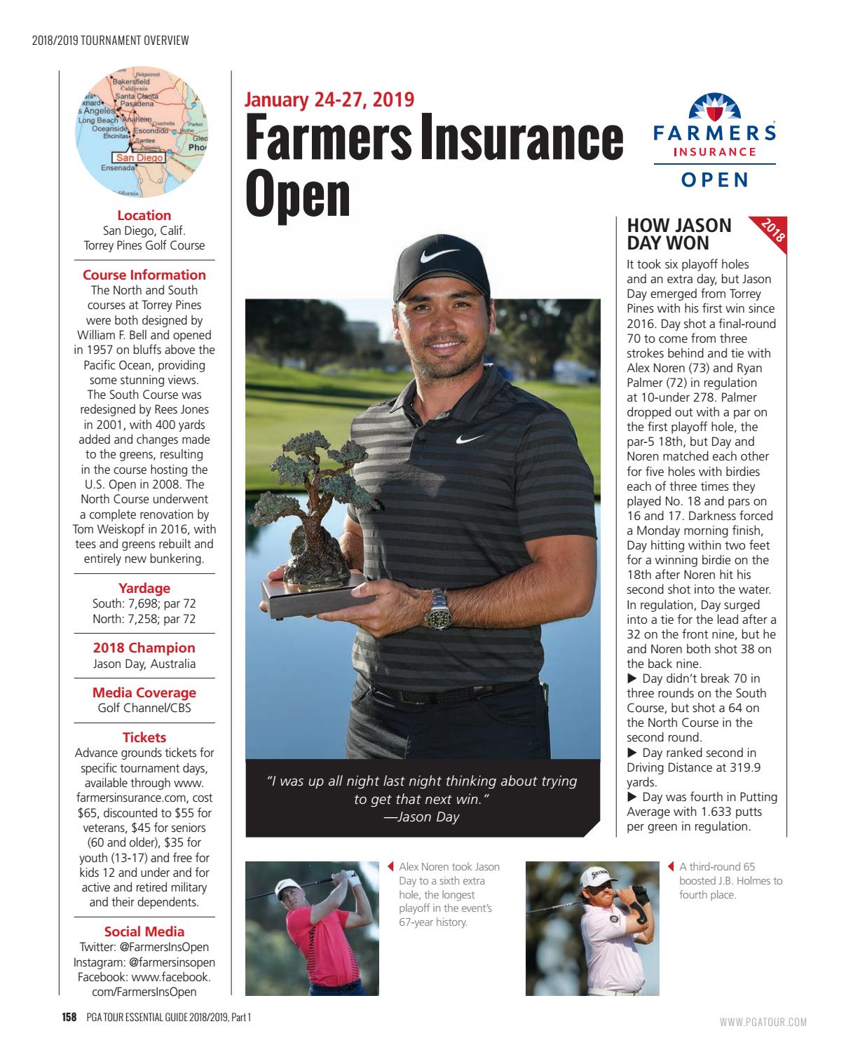 Official PGA TOUR Essential Guide to Golf: December 2018 - May 2019 by ...