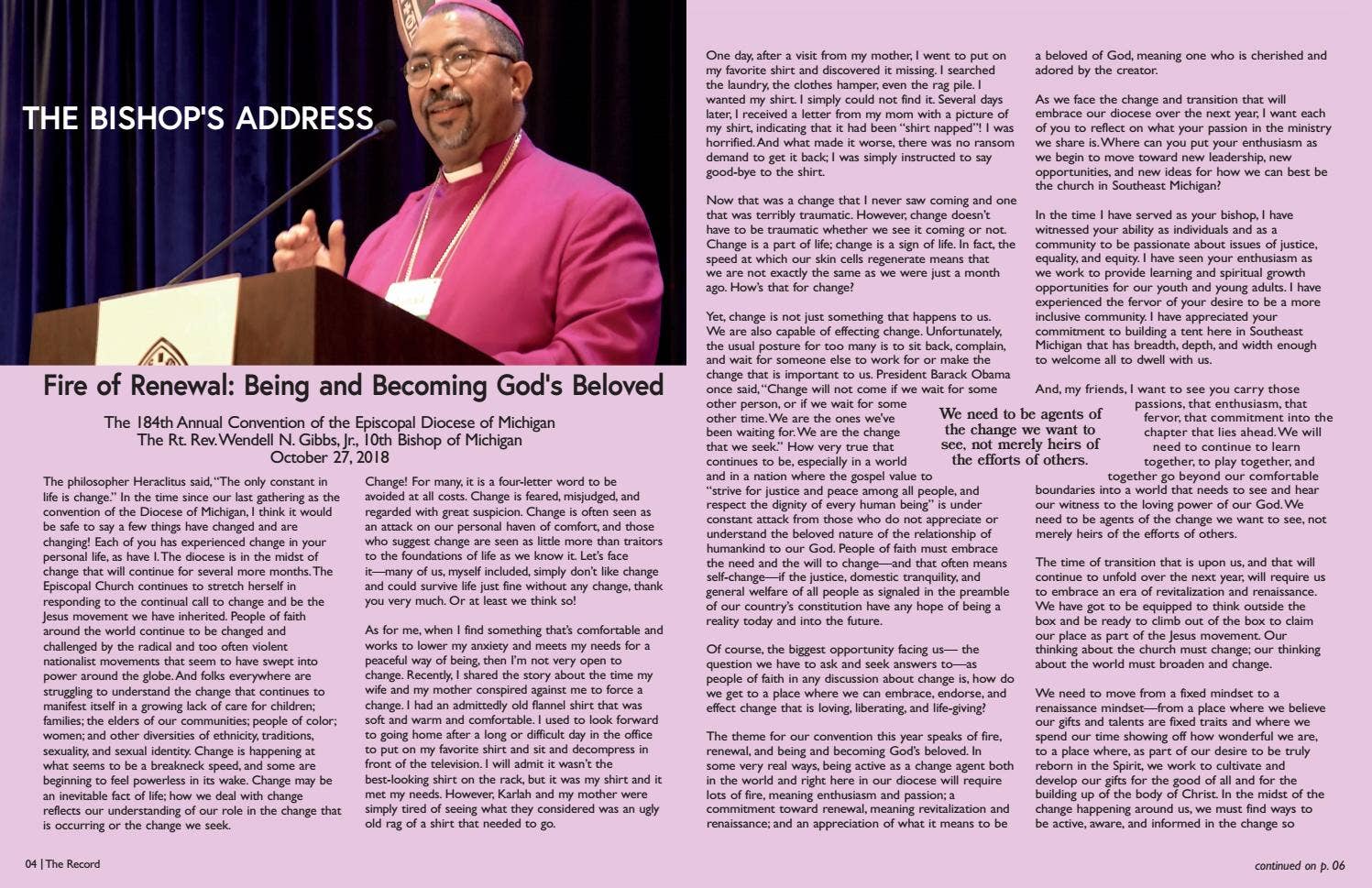 The Record - Winter 2018 by Episcopal Diocese of Michigan - Issuu