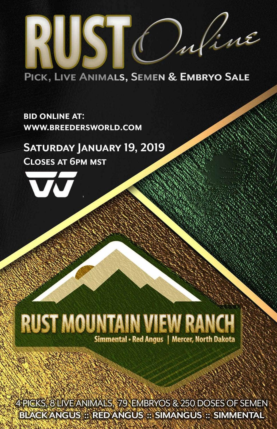 2019 Rust Mountain View Ranch Online Sale by Bohrson Marketing Services ...