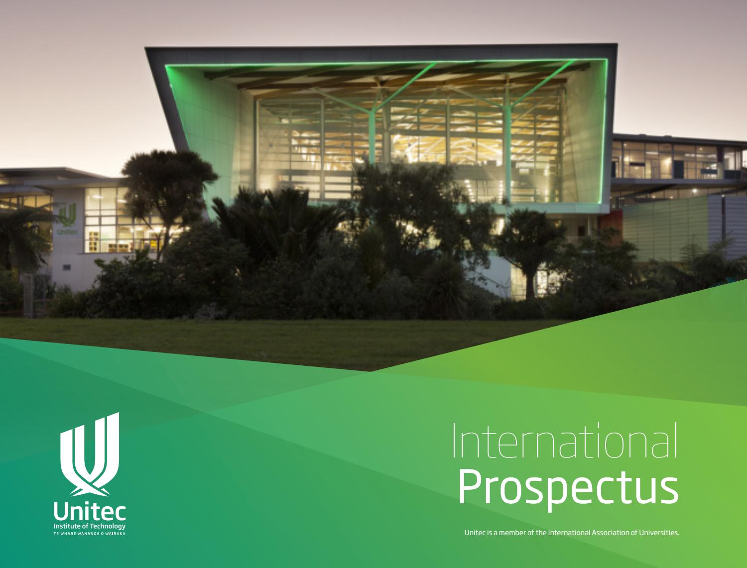 Unitec International Prospectus by Unitec Institute of Technology - Issuu