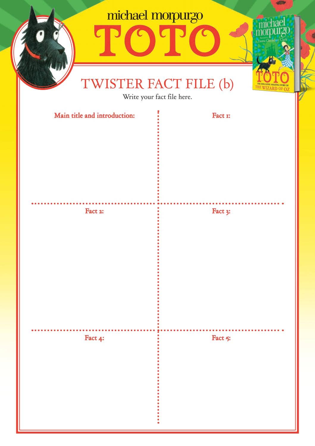 Toto by Michael Morpurgo: Teaching Resources for KS2 by ...